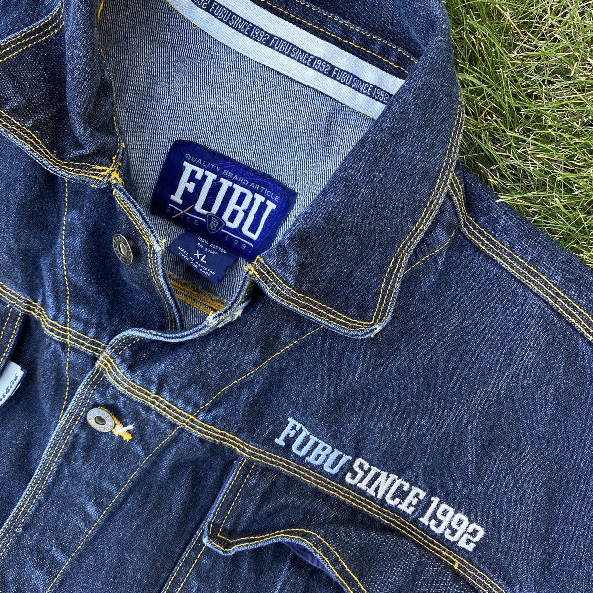 Fubu × Streetwear × Vintage Vintage fubu denim jacket Late 90s Early ...