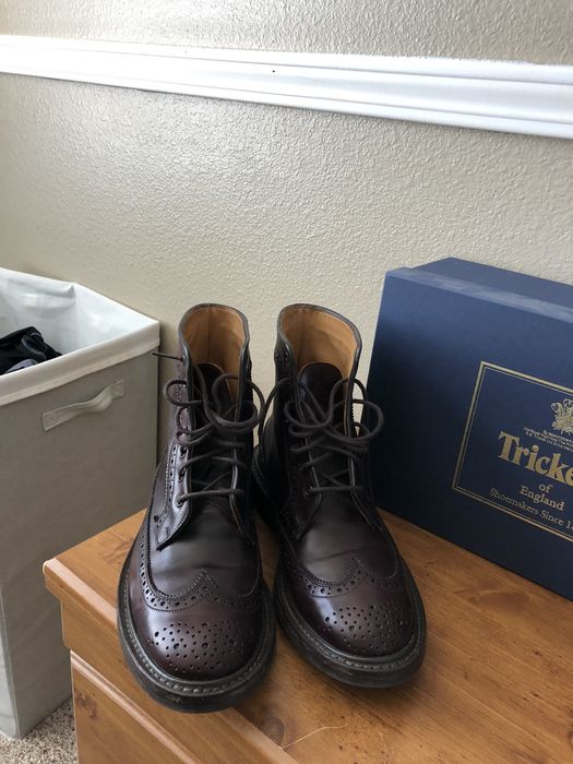 Trickers Trickers Long Wing shell cordovan boot | Grailed