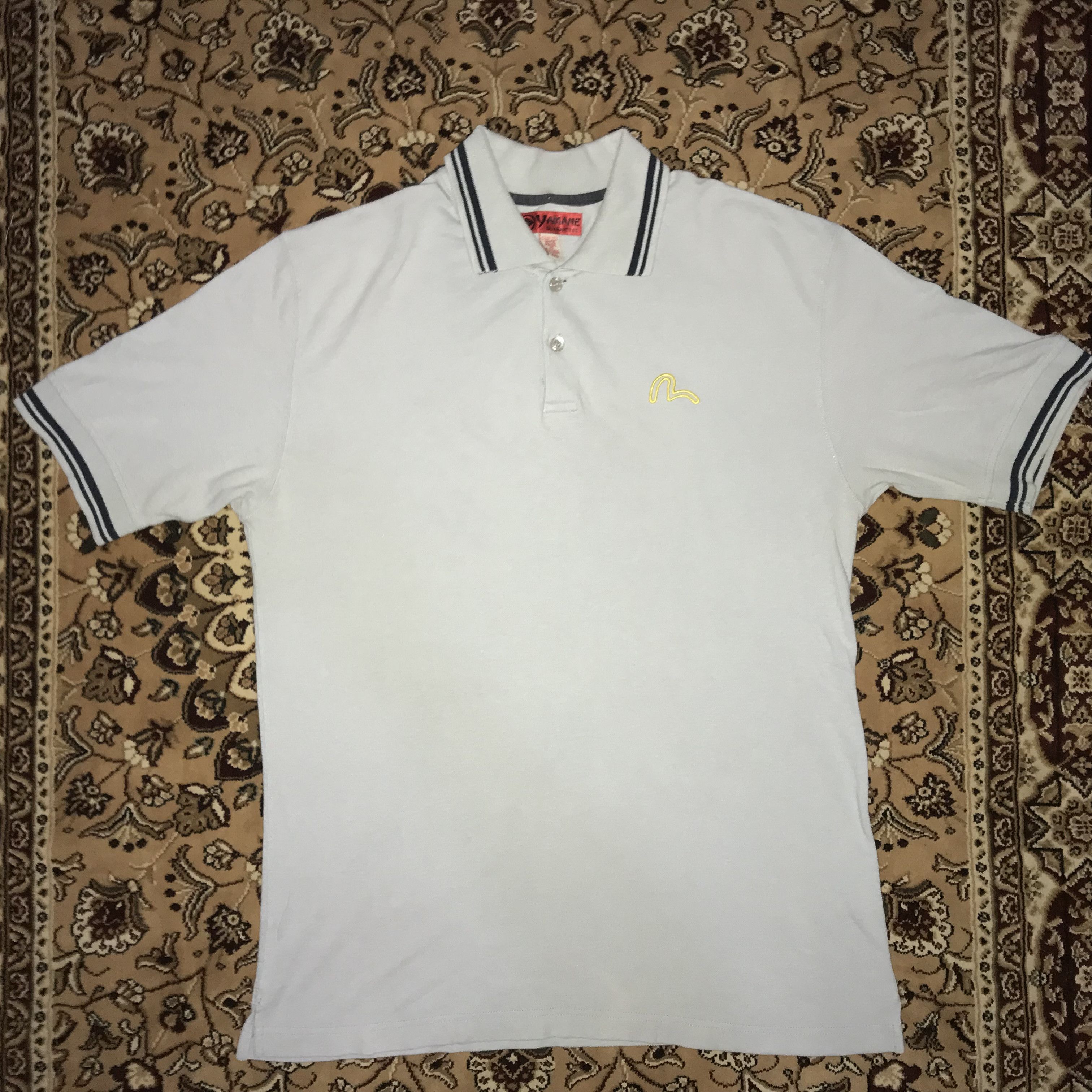 Evisu EVISU Genes Yamane twin tipped polo shirt | Grailed