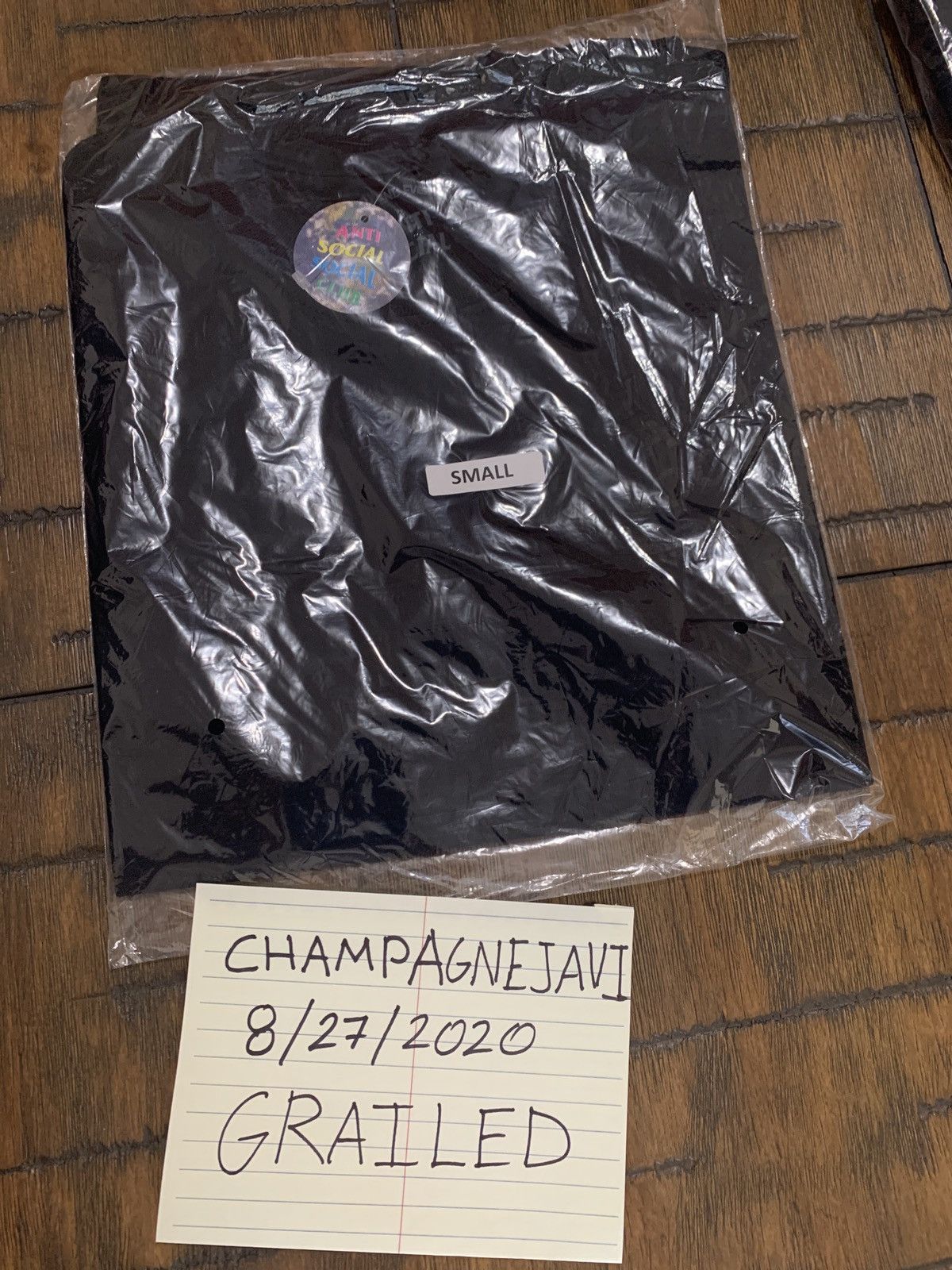 Anti Social Social Club DS FW20 Member Exlusive ASSC Dramatic Black Tee ...