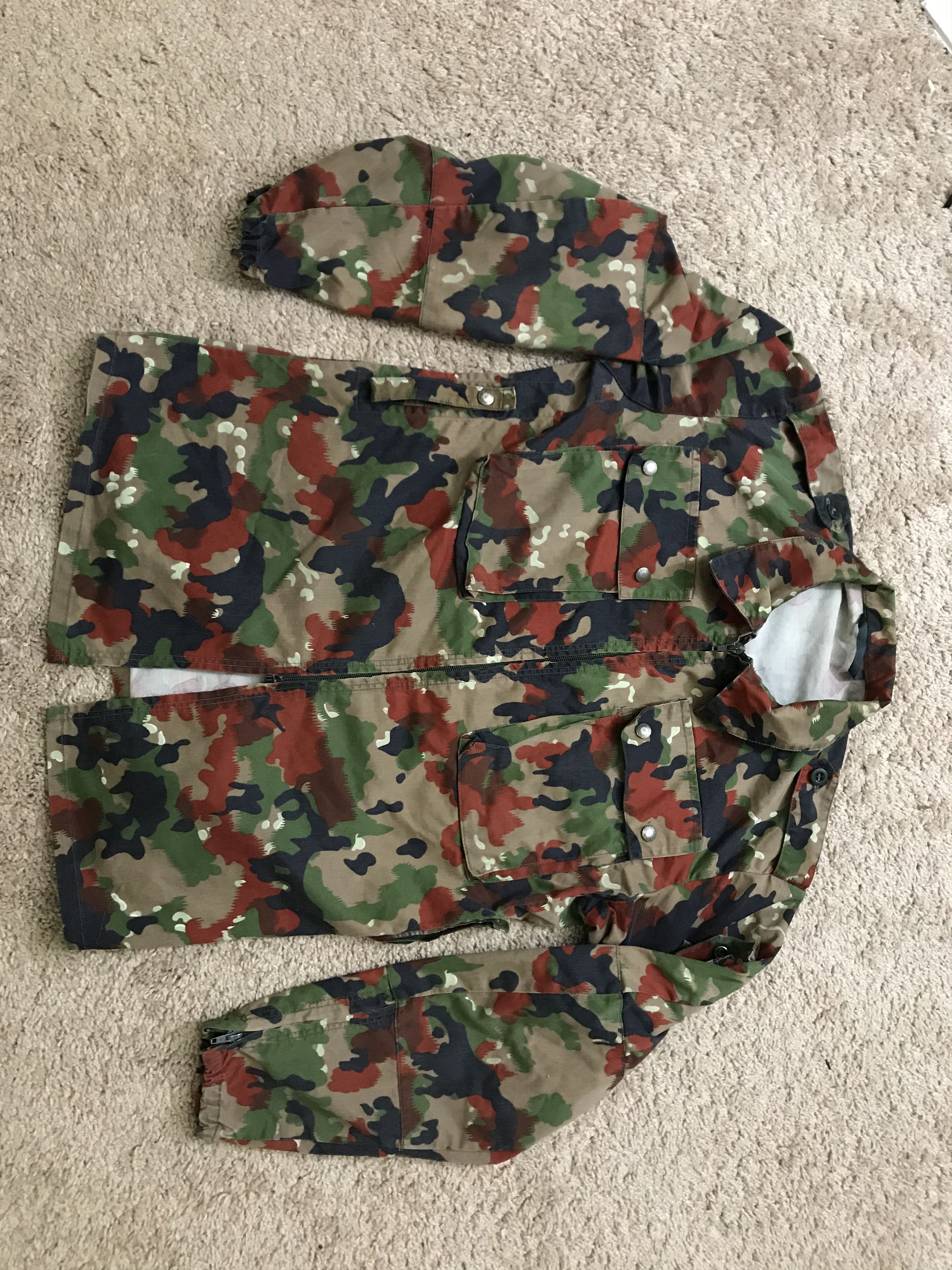 Vintage Vintage Cold War Surplus Swiss Camo Jacket Military | Grailed