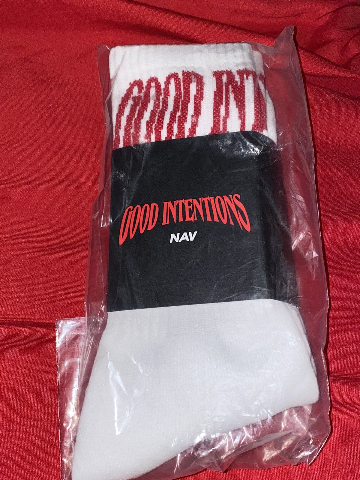 Vlone Nav x VLONE Good Intentions Socks | Grailed