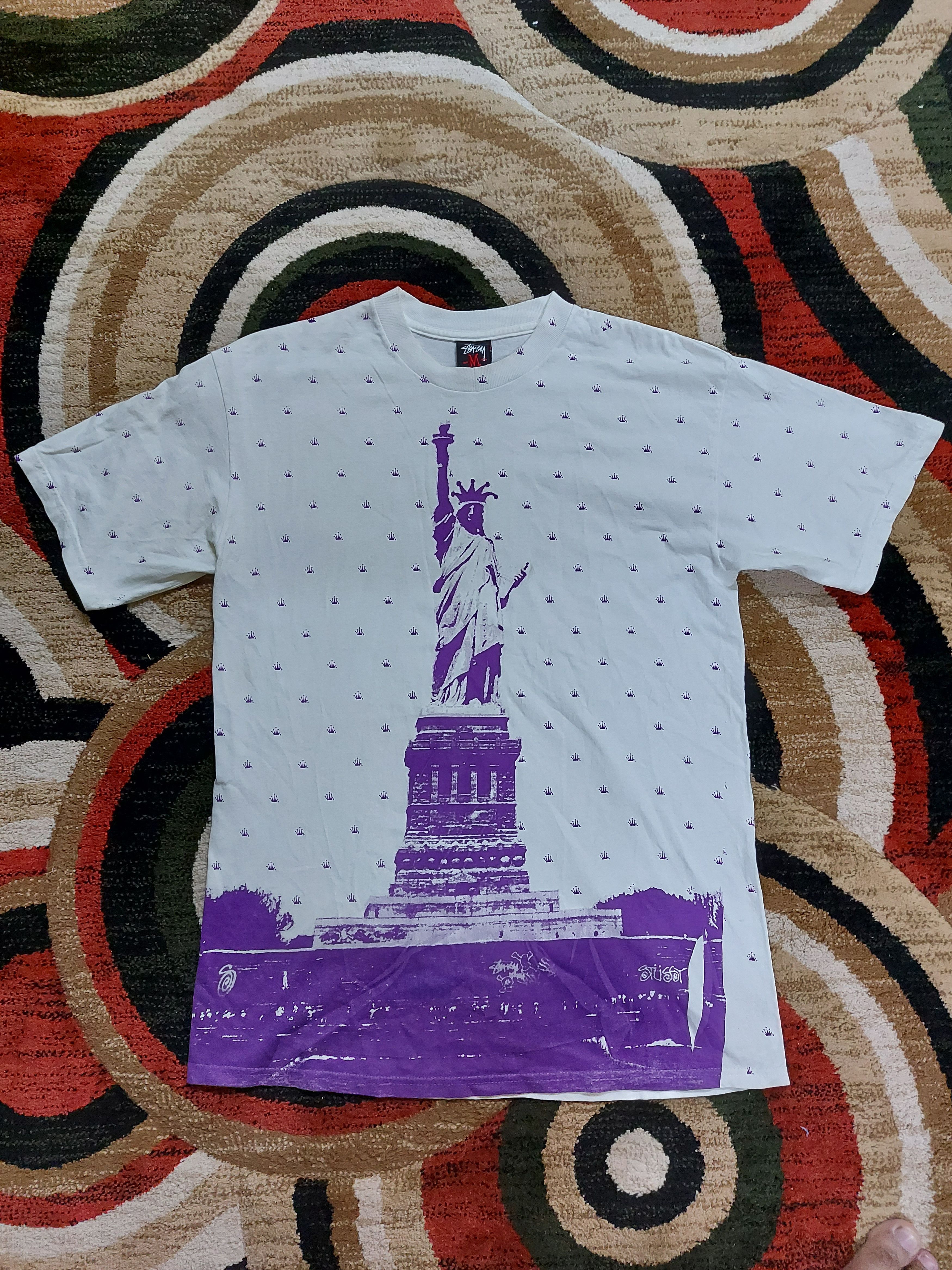 Streetwear × Stussy (B92) stussy - all overprint made in mexico | Grailed