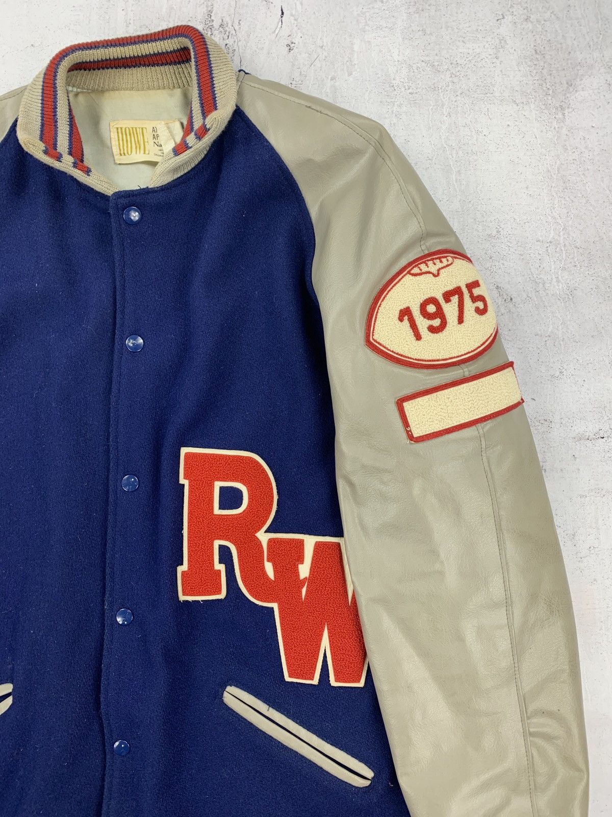 Sportswear × Varsity Jacket × Vintage Vintage 1975 Varsity Letterman ...