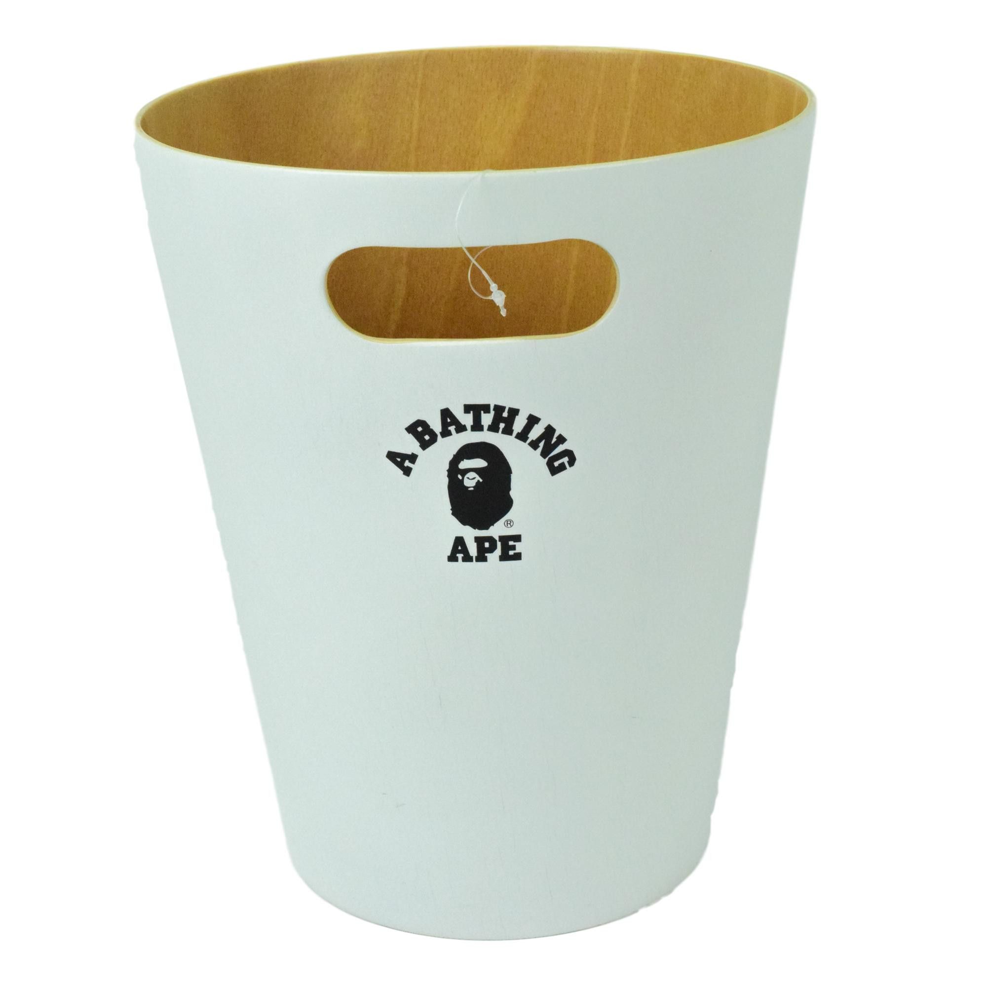 Bape RARE - DS Bape college logo trash can | Grailed