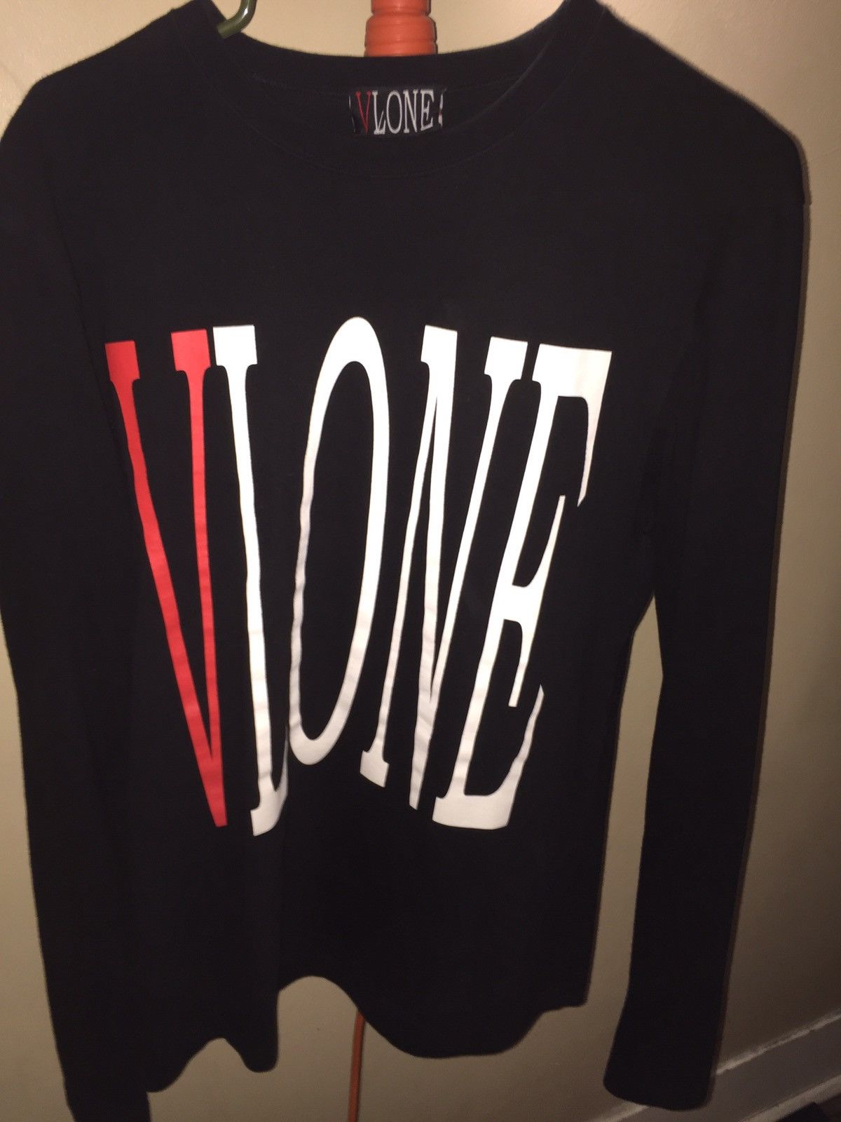 Vlone Vlone Stencil Long sleeve Tee | Grailed