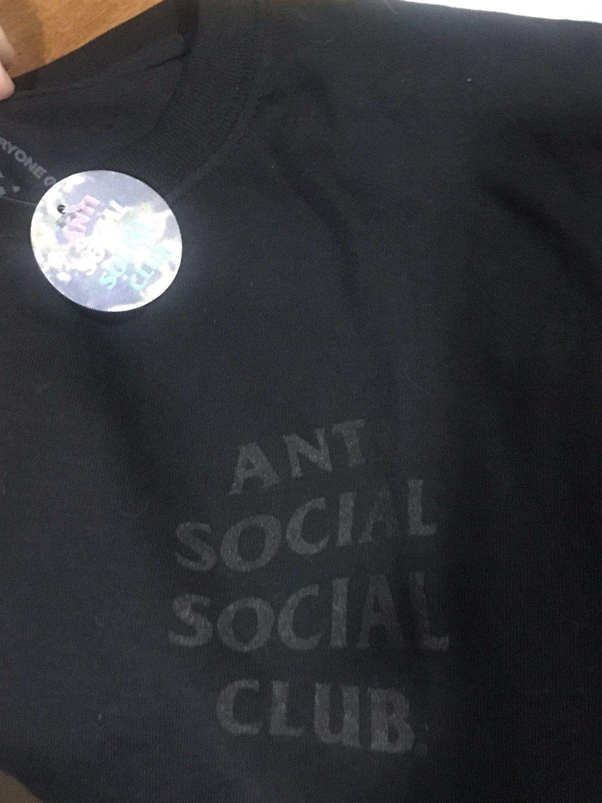 Anti Social Social Club ASSC Members Only Exclusive Dramatic Black Tee ...