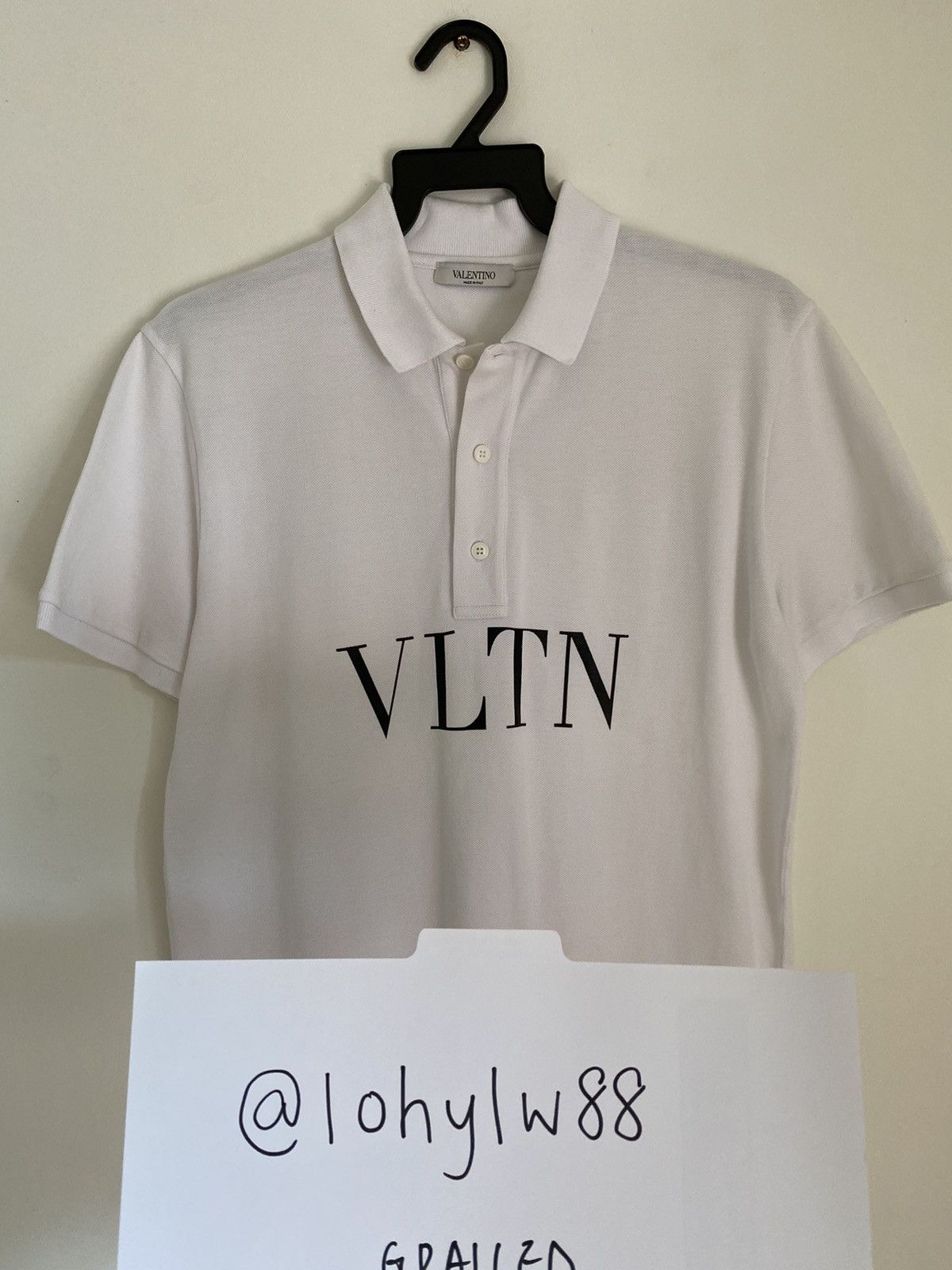 Valentino Valentino VLTN Logo Polo | Grailed