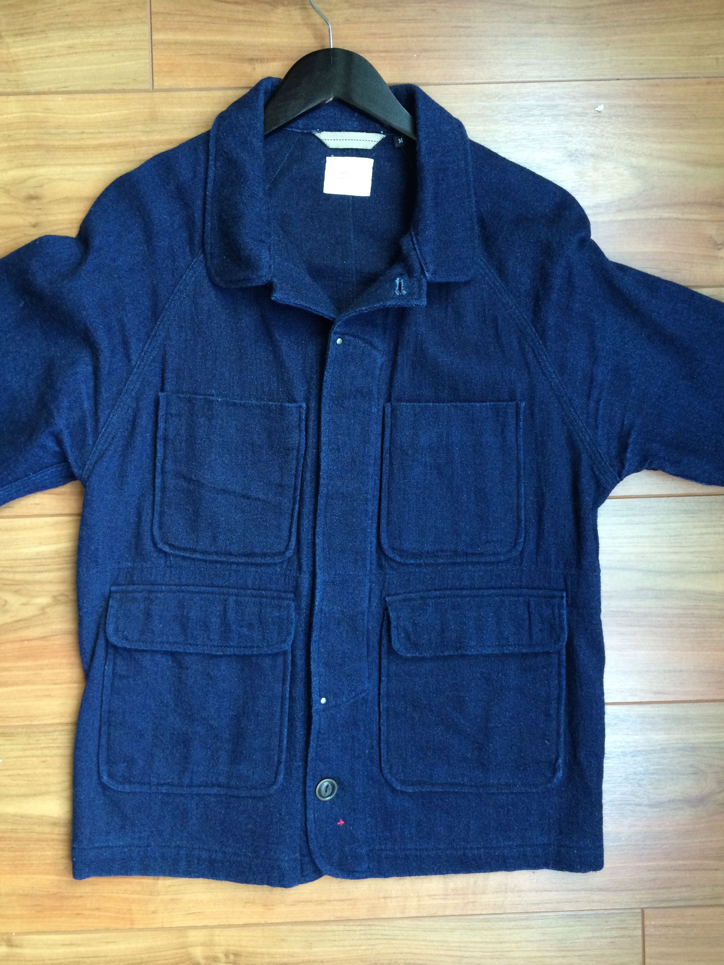 Apolis Indigo Wool Chore Jacket | Grailed