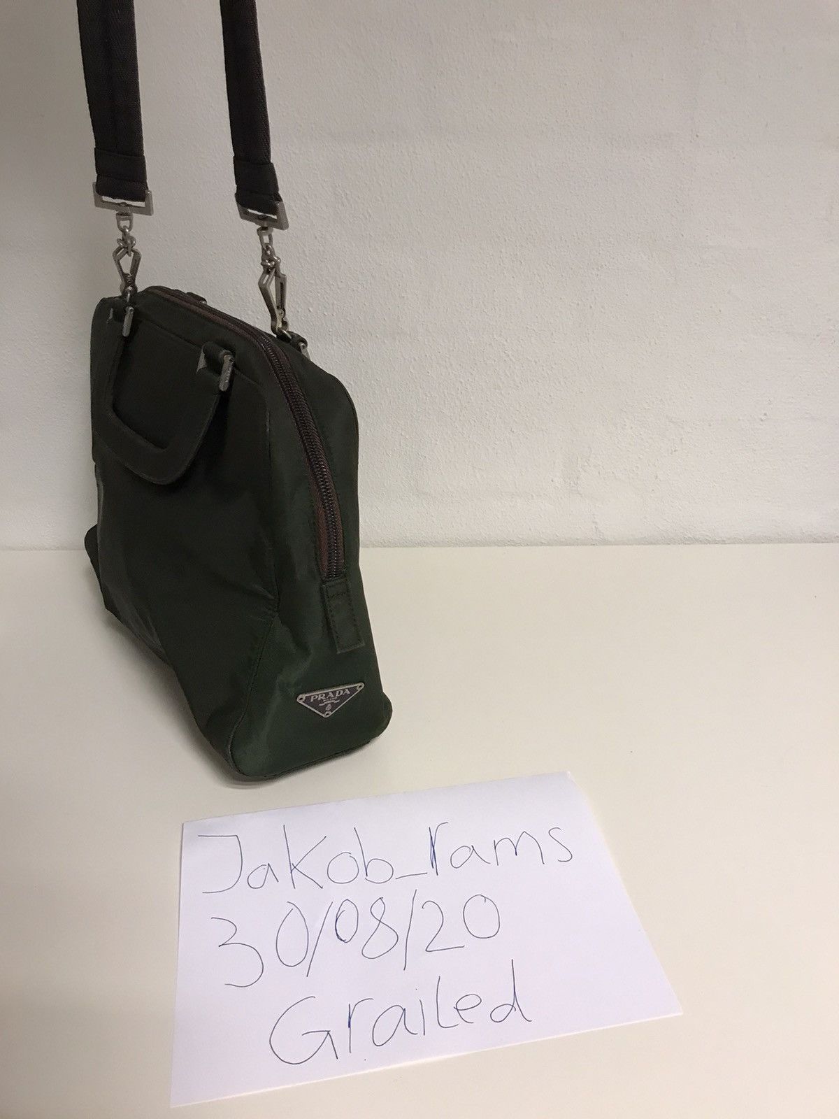 Prada PRADA NYLON DIAGONAL SHOULDER BAG | Grailed