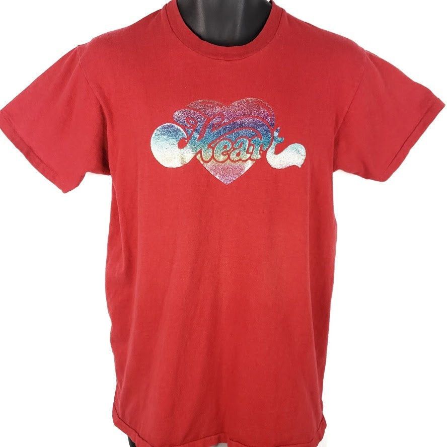 Vintage Heart Band T Shirt Vintage 80s Iron On Transfer | Grailed