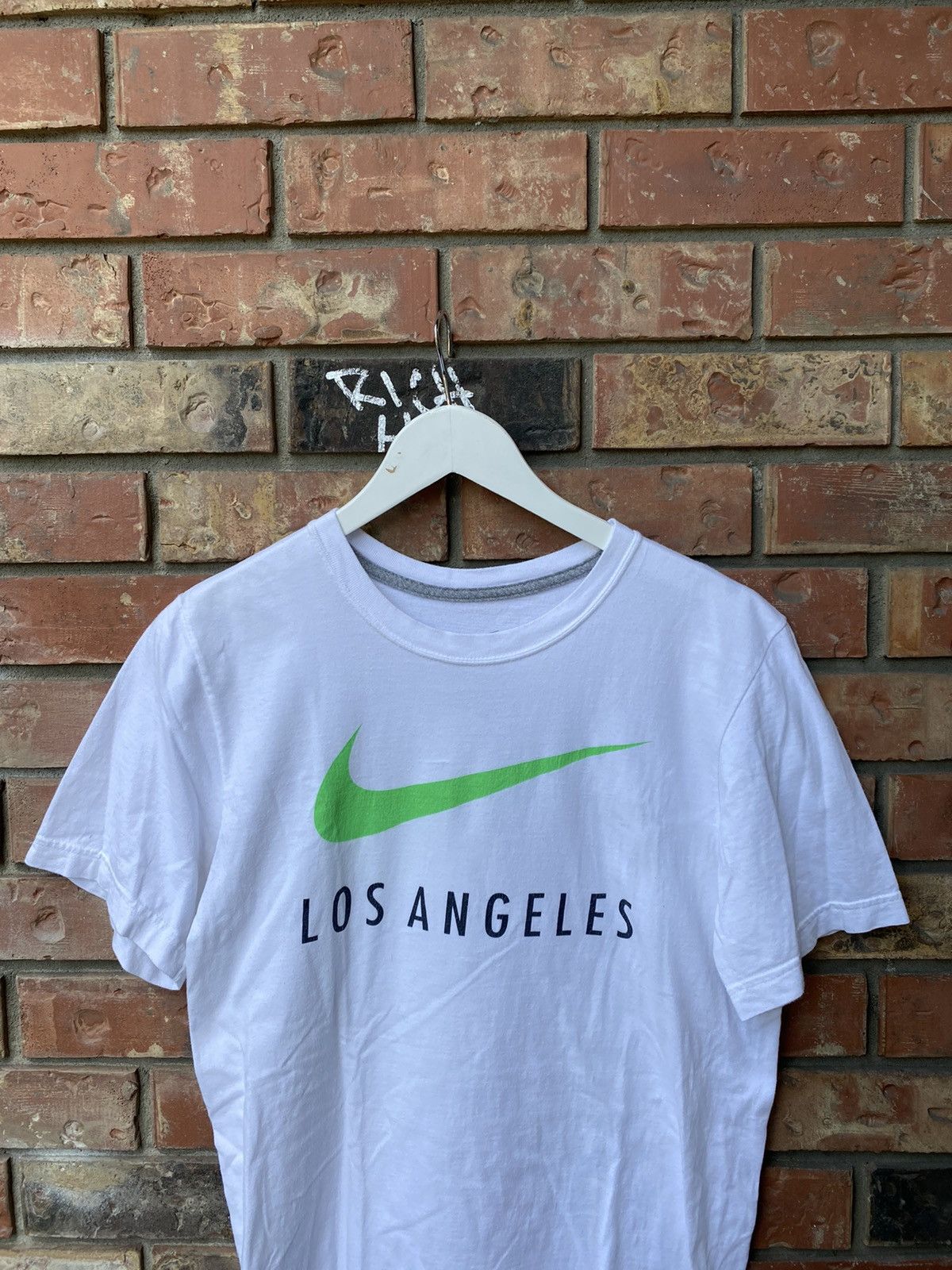 Nike Nike Los Angeles Tee Swoosh Neon Green Travis Melrose | Grailed