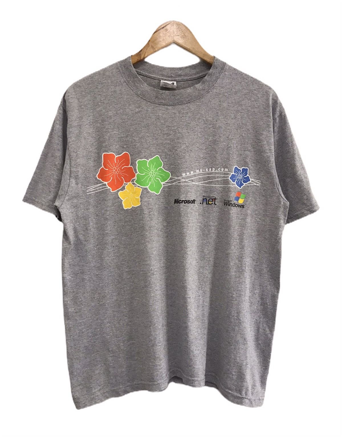 Microsoft × Vintage Vintage 90s Microsoft Microsoftnet Microsoftwindows Tee Grailed 