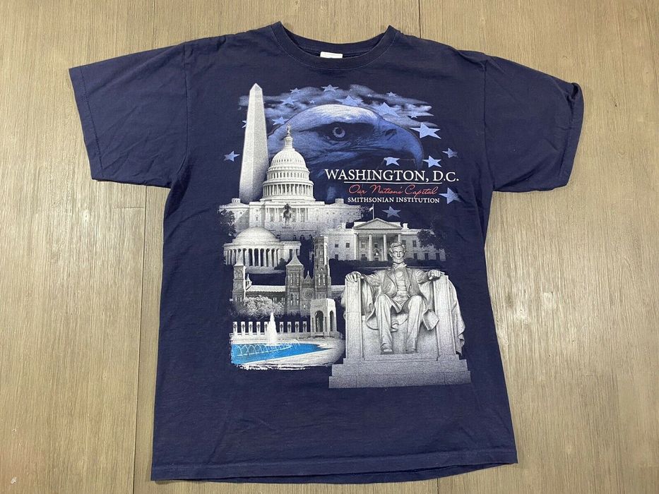 Vintage Vintage Smithsonian Washington DC Museum T-Shirt Size L USA ...
