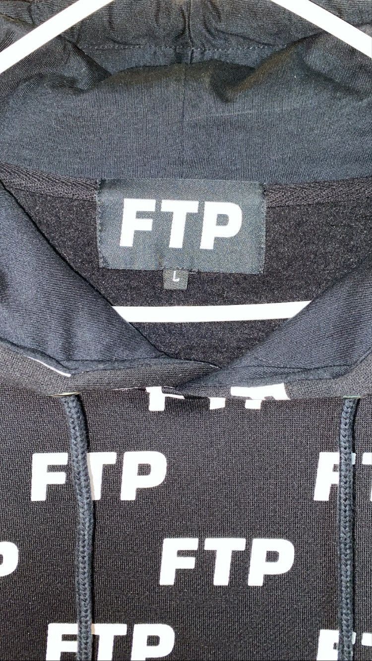 Vintage FTP All Over Print Logo Hoodie. DS. Size L | Grailed