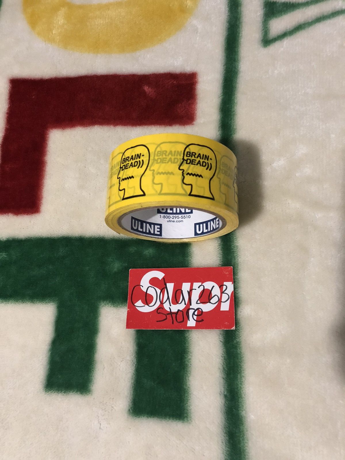 Brain Dead Brain Dead Logo Head Tape | Grailed