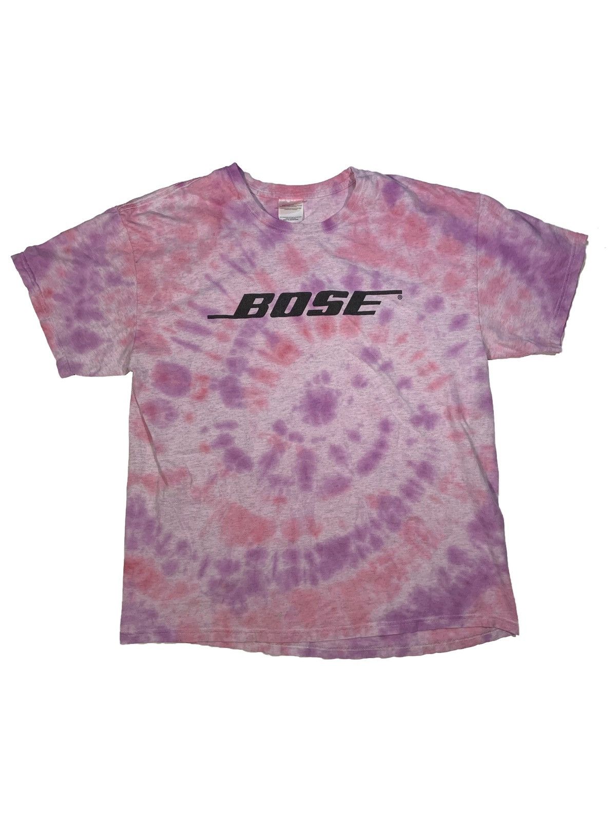 Vintage VTG 00s Bose headphones tie dye rare hype tee hanes XL 90s ...