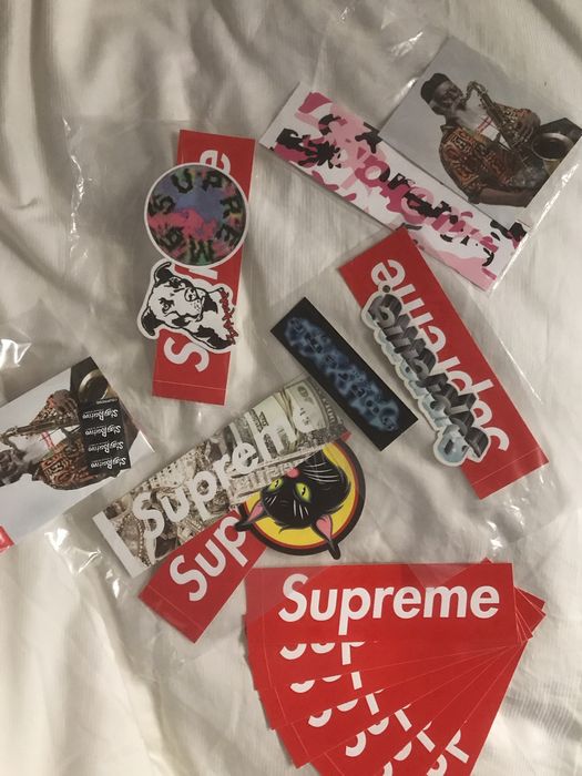 Supreme Random Supreme Sticker Lot | Grailed