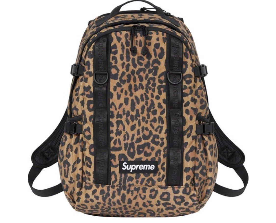 Supreme Supreme Leopard Backpack FW20 - In Hand Authentic Box Logo ...
