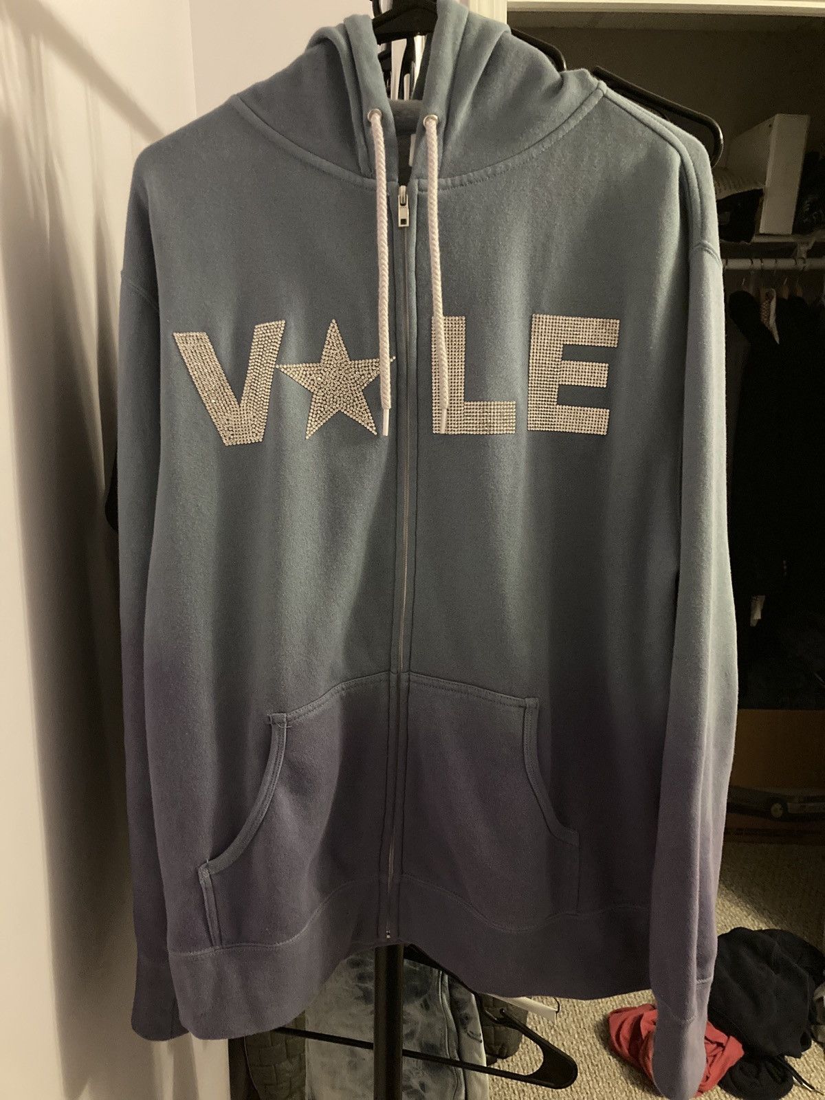 Vale Vale Northern Lights Swarvoski Zip Up | Grailed