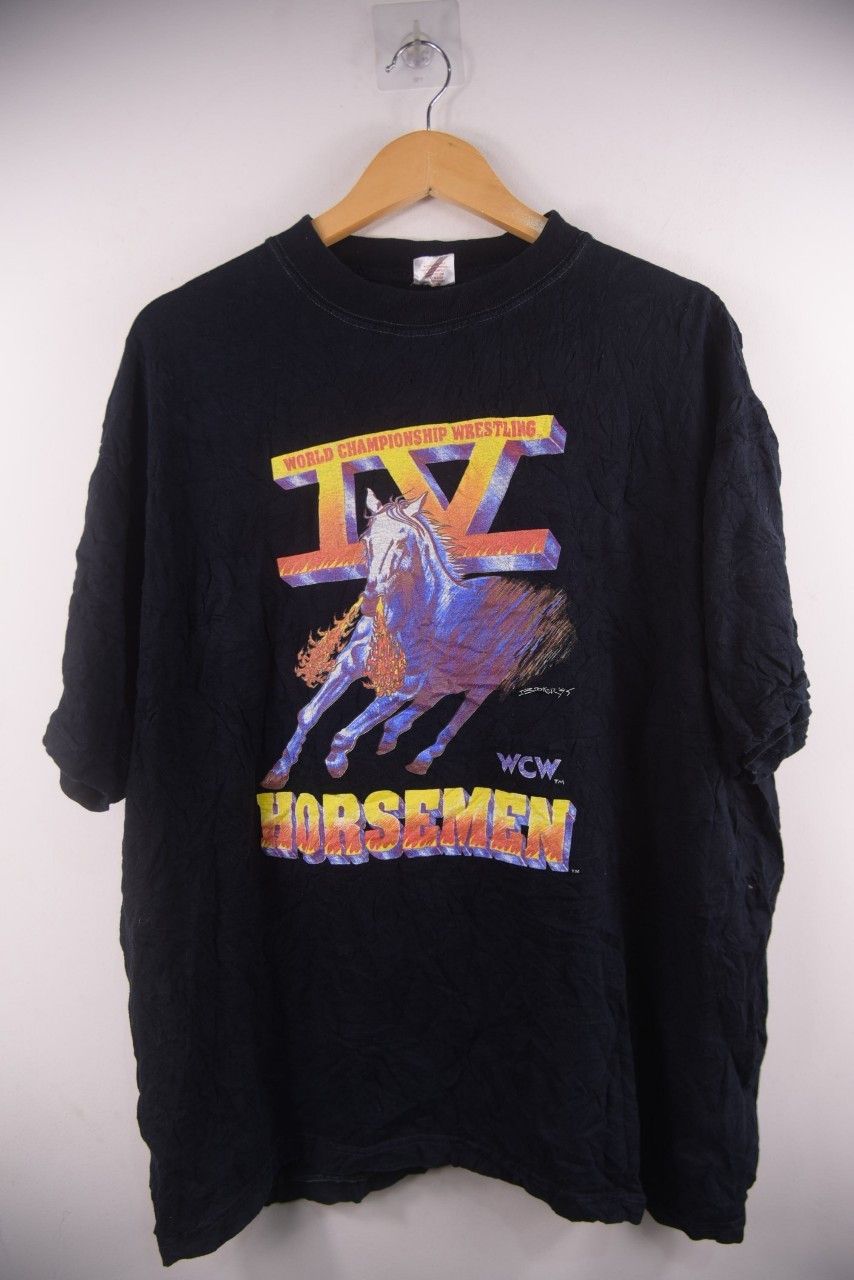 Vintage × WCW/nWo Vintage 90s WCW 4 Horsemen Wrestling T-Shirts | Grailed