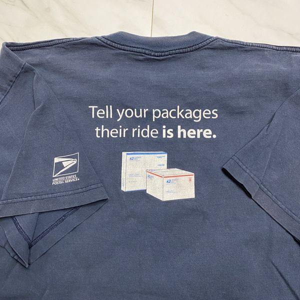 Vintage 1990s Vintage USPS US Postal Service priority mail t shirt ...