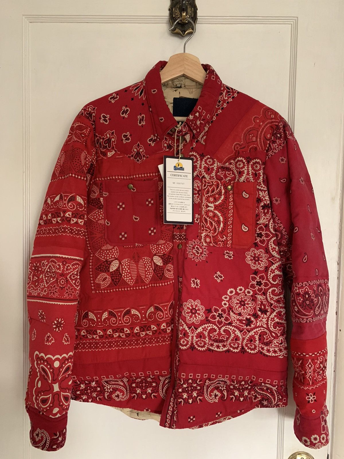 Visvim Visvim Paisley Kerchief Down Jacket | Grailed