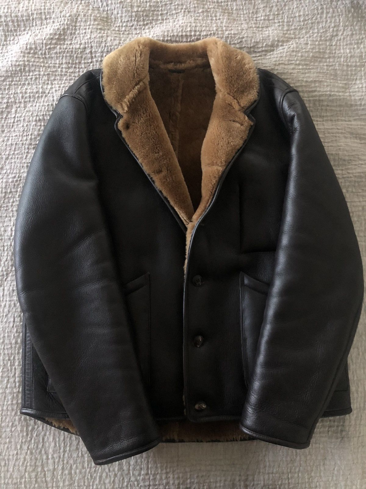 YMC Brainticket Shearling Jacket | Grailed