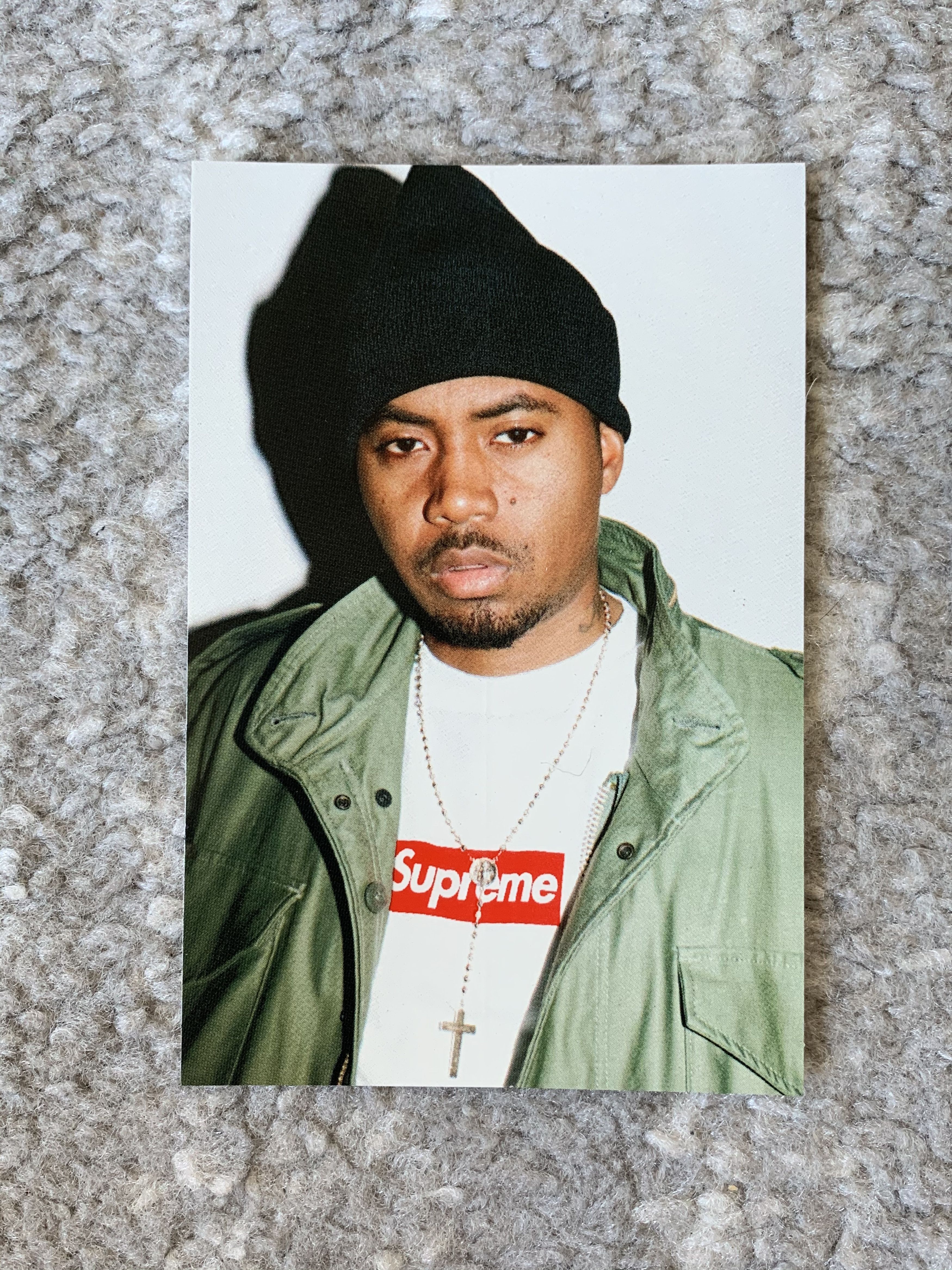 Supreme Nas Sticker | Grailed