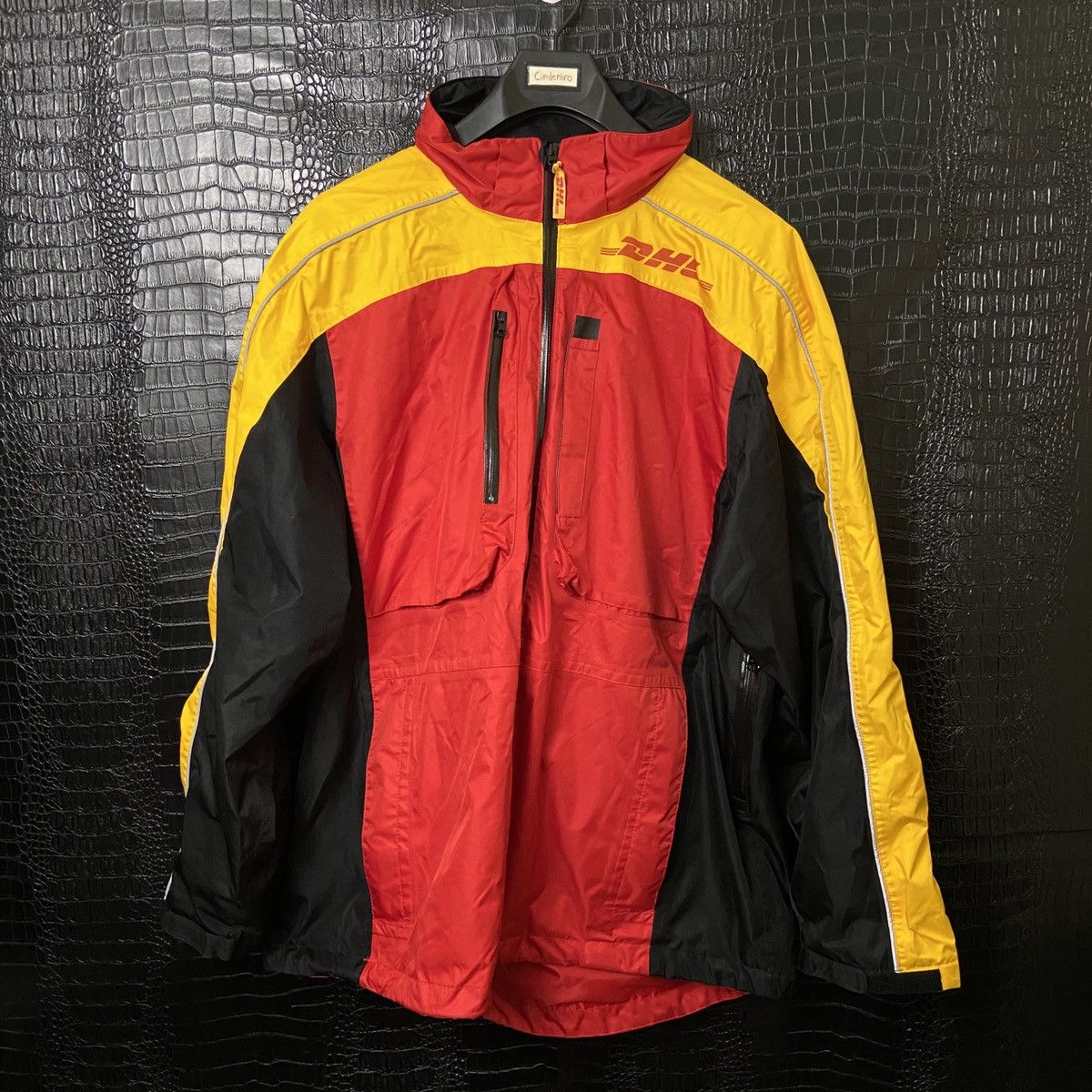 Vintage DHL Windbreaker Jacket | Grailed