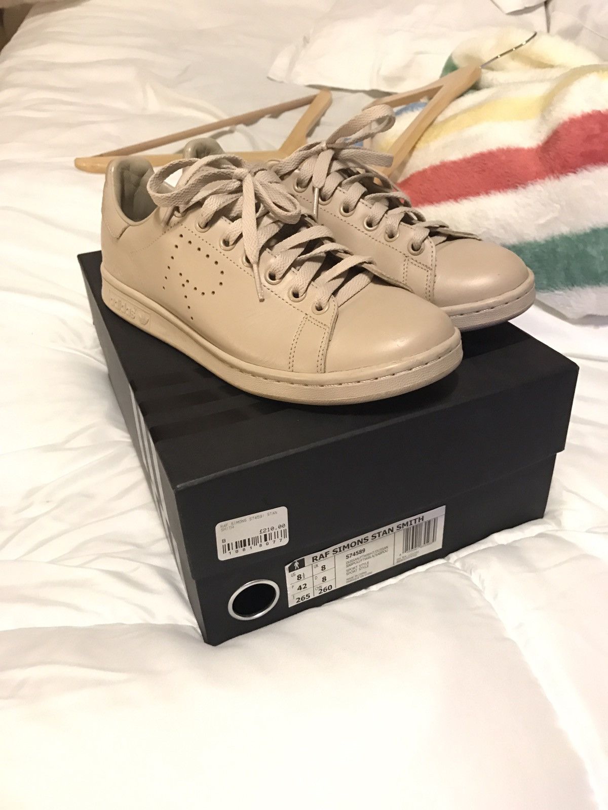 Adidas × Raf Simons Tan Stan Smith | Grailed