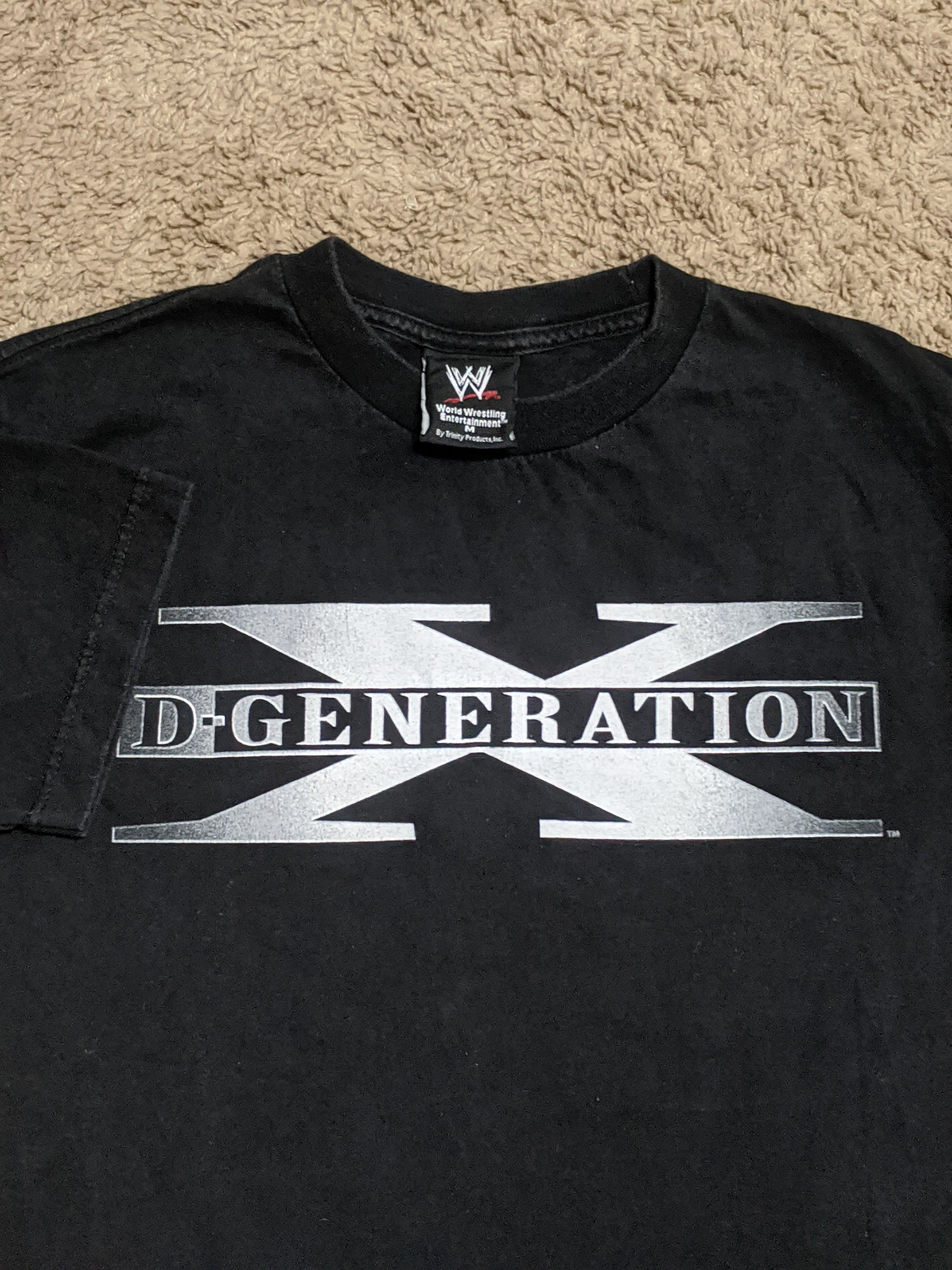 Vintage × Wwf vintage degeneration x wrestling wwf wwe wcw shirt | Grailed
