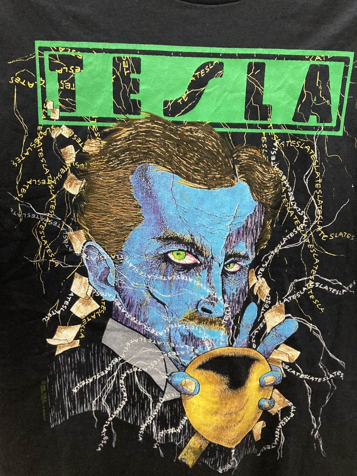 Vintage VINTAGE 1989 TESLA BAND T-SHIRT | Grailed