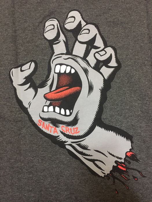 Thrasher Santaz cruz screaming hand | Grailed