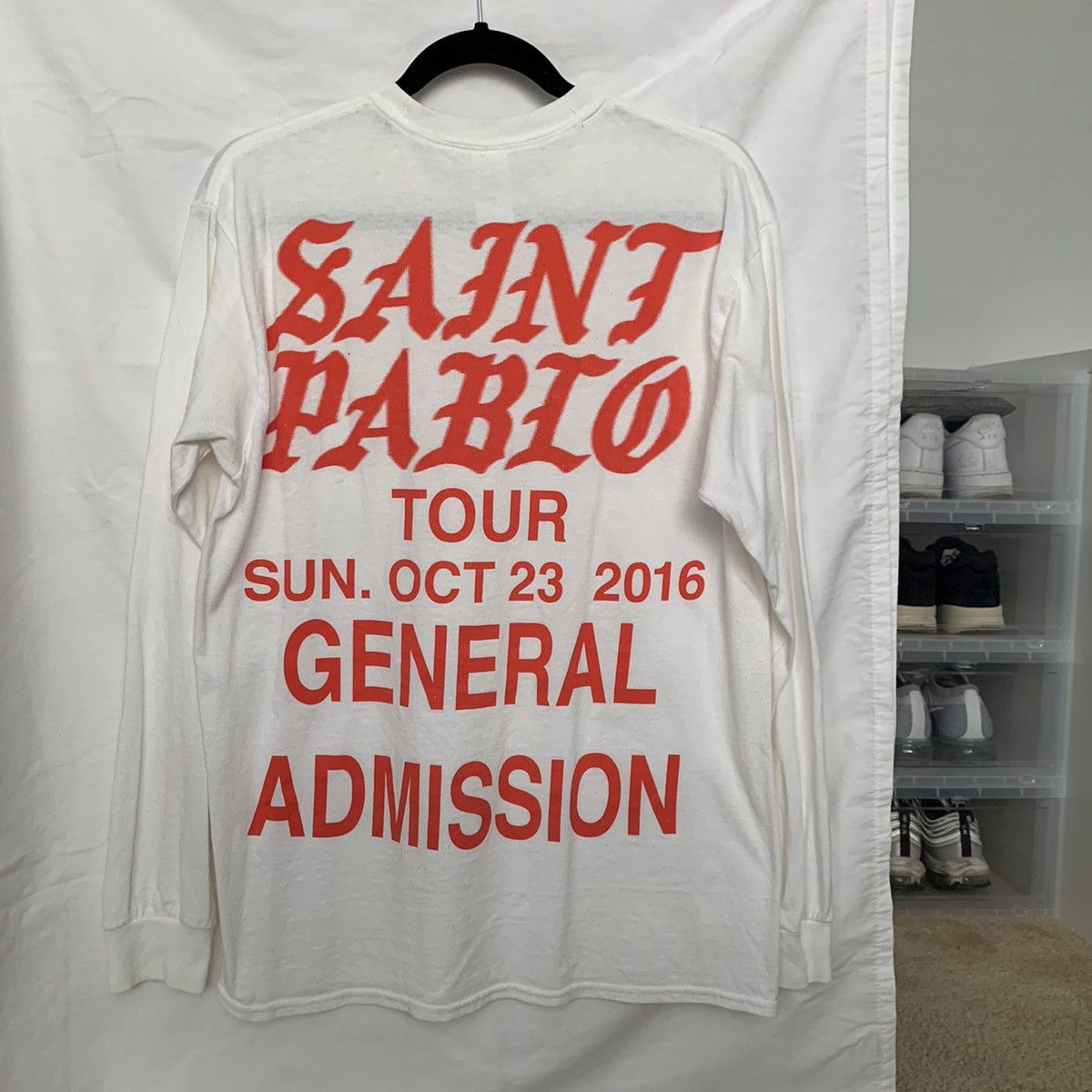 Kanye West Saint Pablo Tour Merch Long Sleeve | Grailed