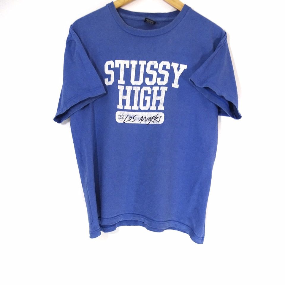 Stussy Stussy Vintage Los Angeles College Logo Blue T-Shirt - M | Grailed