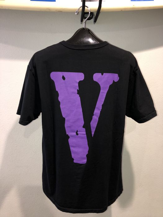 Vlone RARE Vlone Purple Staple Tee | Grailed