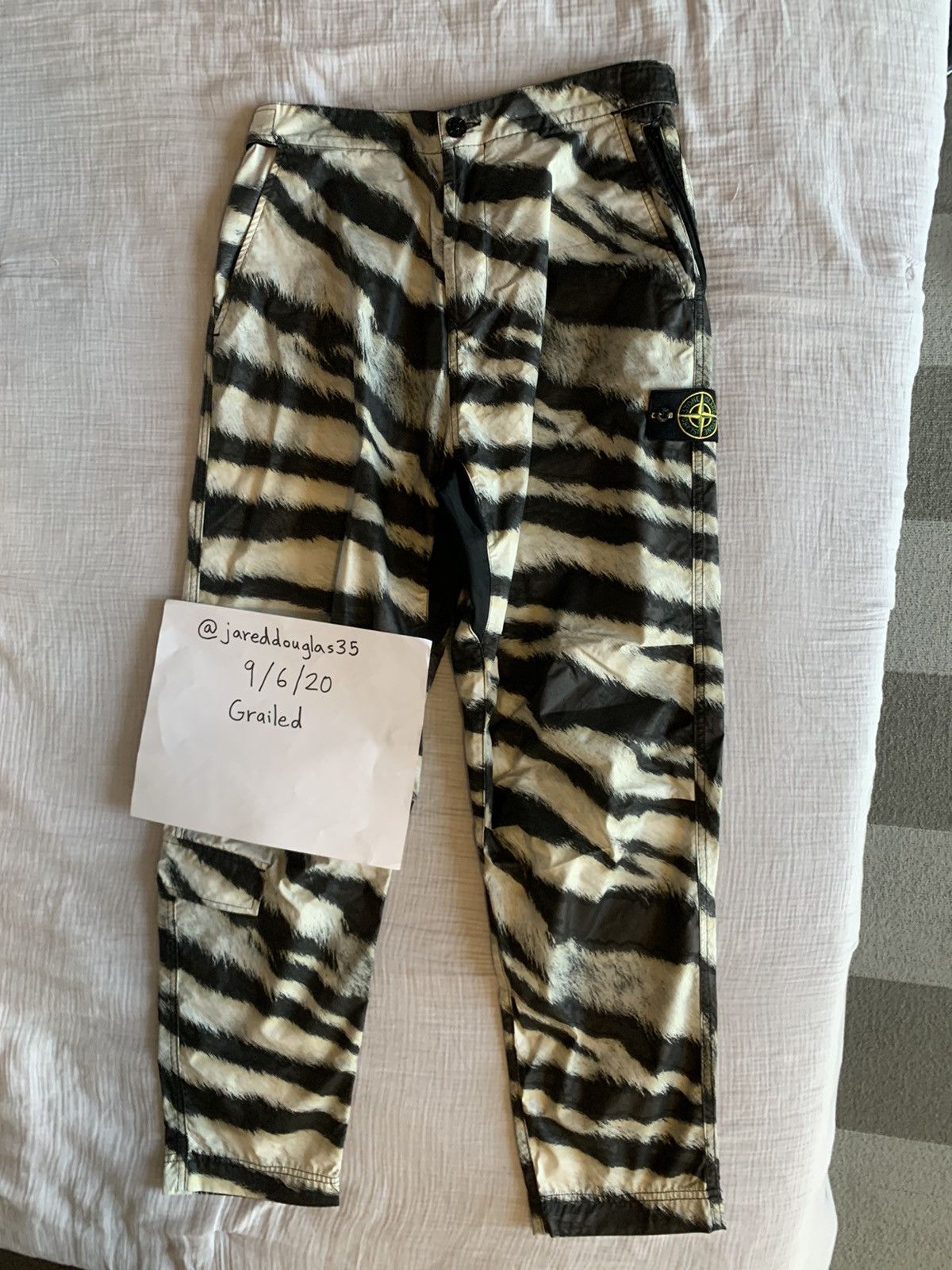 Stone Island Stone Island White Tiger Camo 50 Fili Pants | Grailed