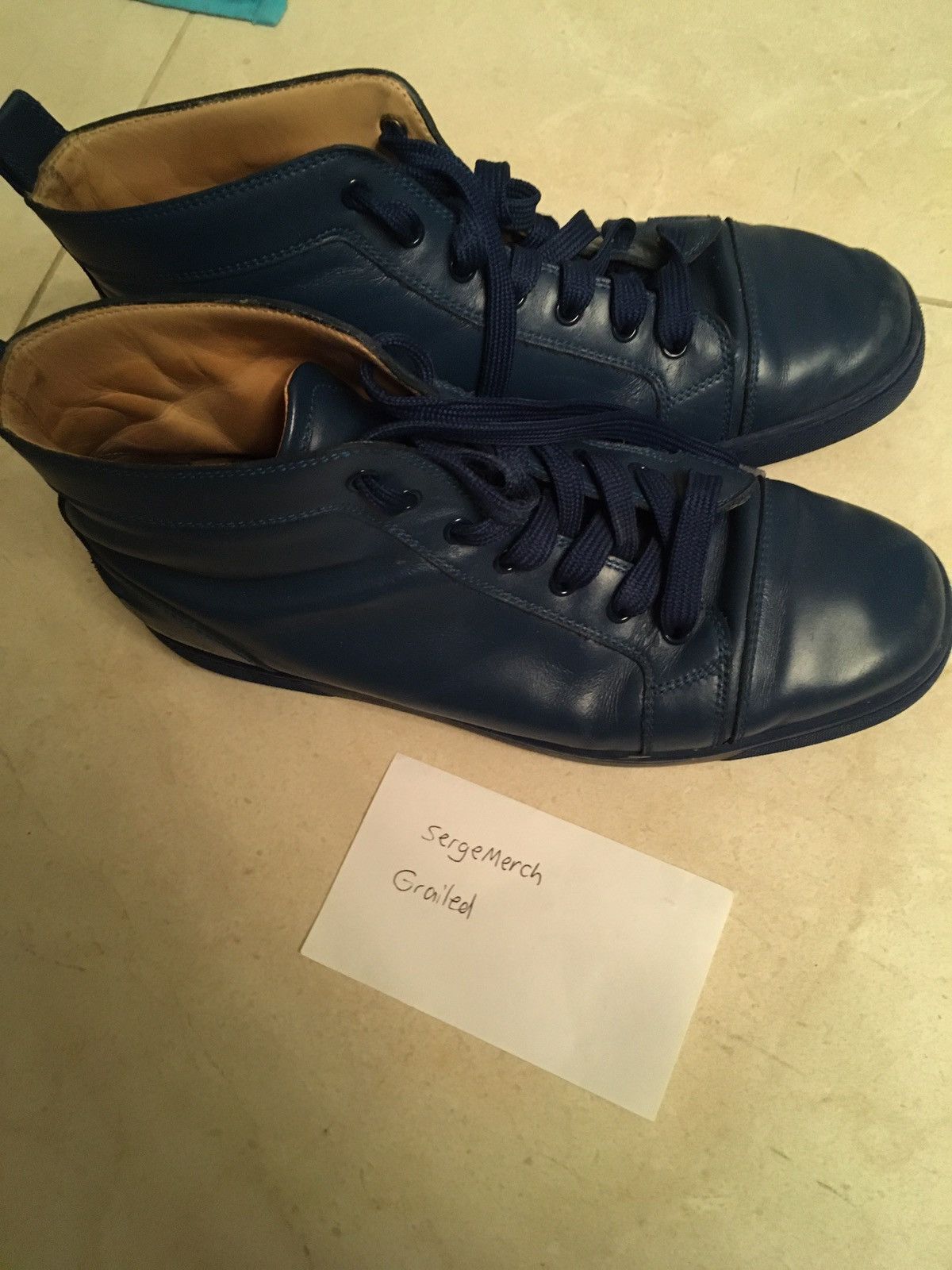 Christian Louboutin Loubs Hightop Pavot loubs | Grailed