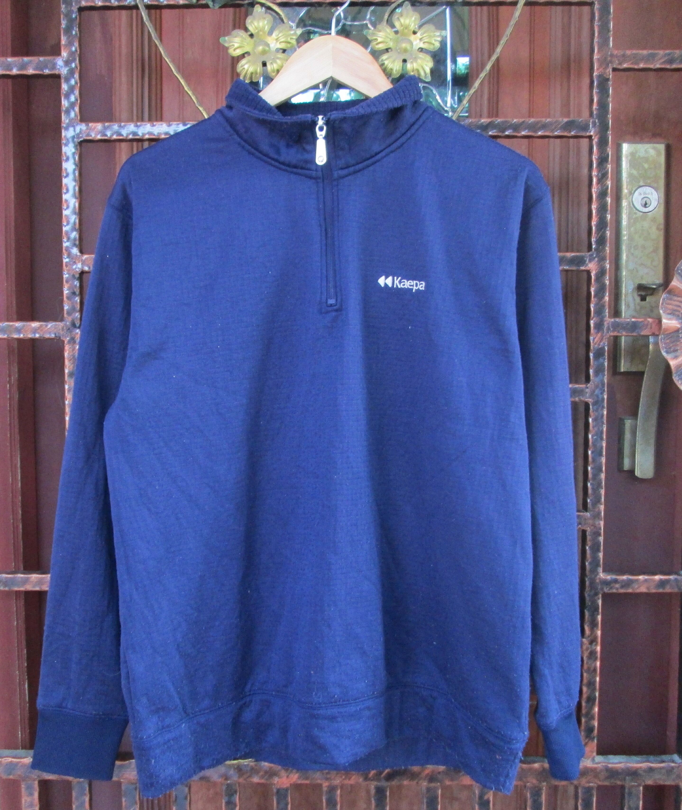 Japanese Brand × Vintage Kaepa Embroidery Logo Half Zip Sweatshirt | Grailed