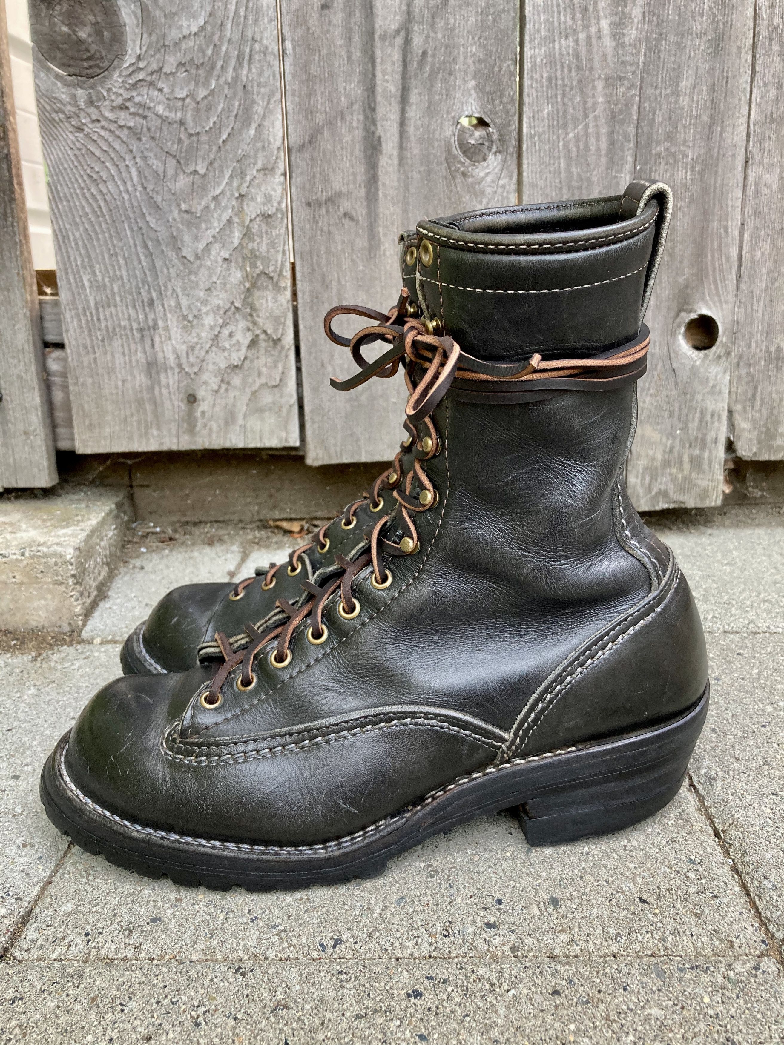 WESCO Wesco Highliner Lineman Jobmaster Black Leather Boots 10.5D | Grailed