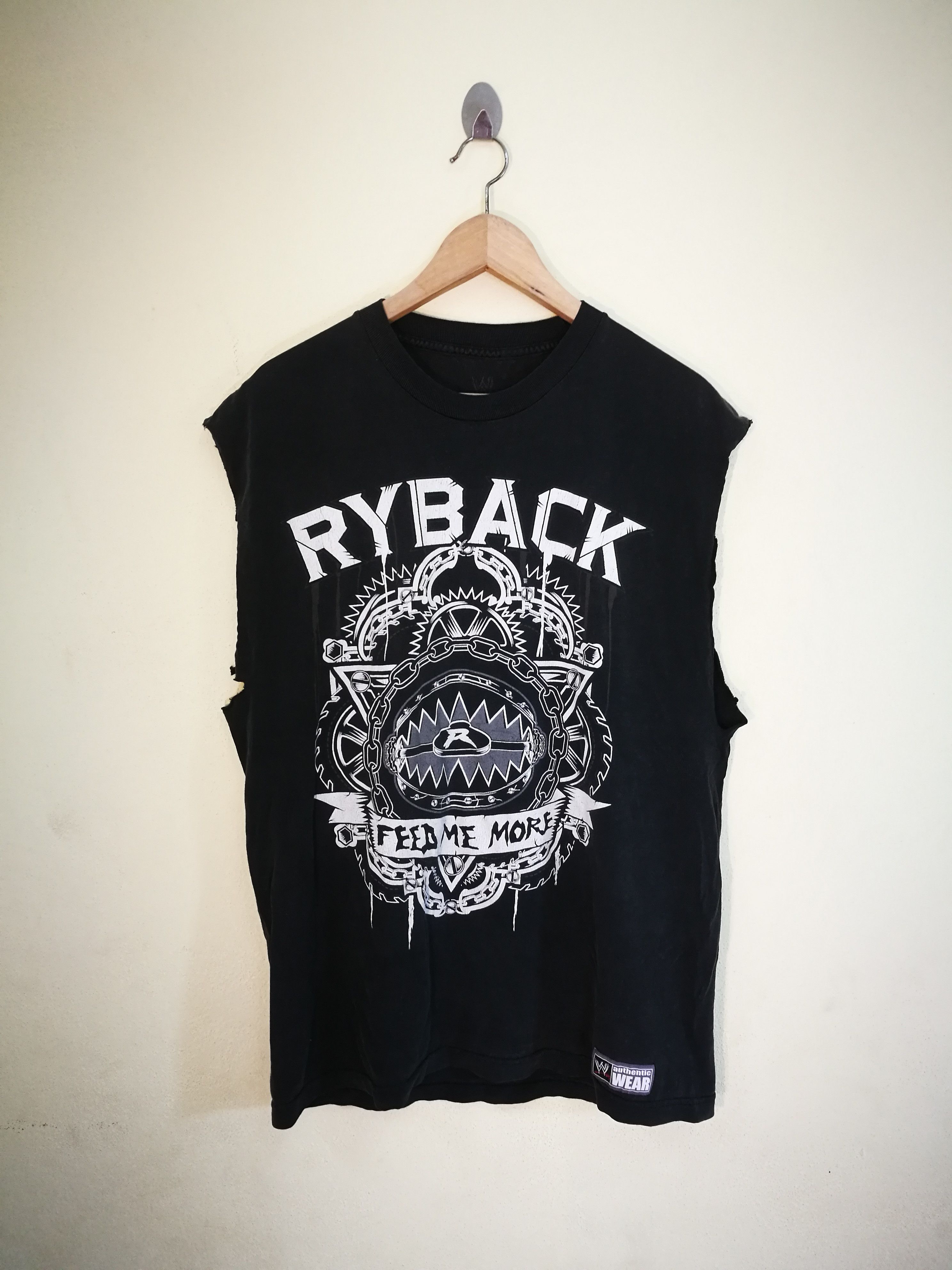 Wwe Wwe rayback sleeveless authentic wear | Grailed