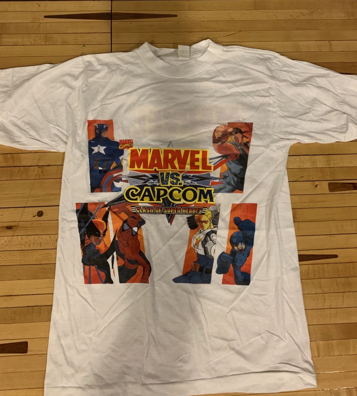 Other Marvel vs capcom clash of e superheroes bootleg tshirt | Grailed