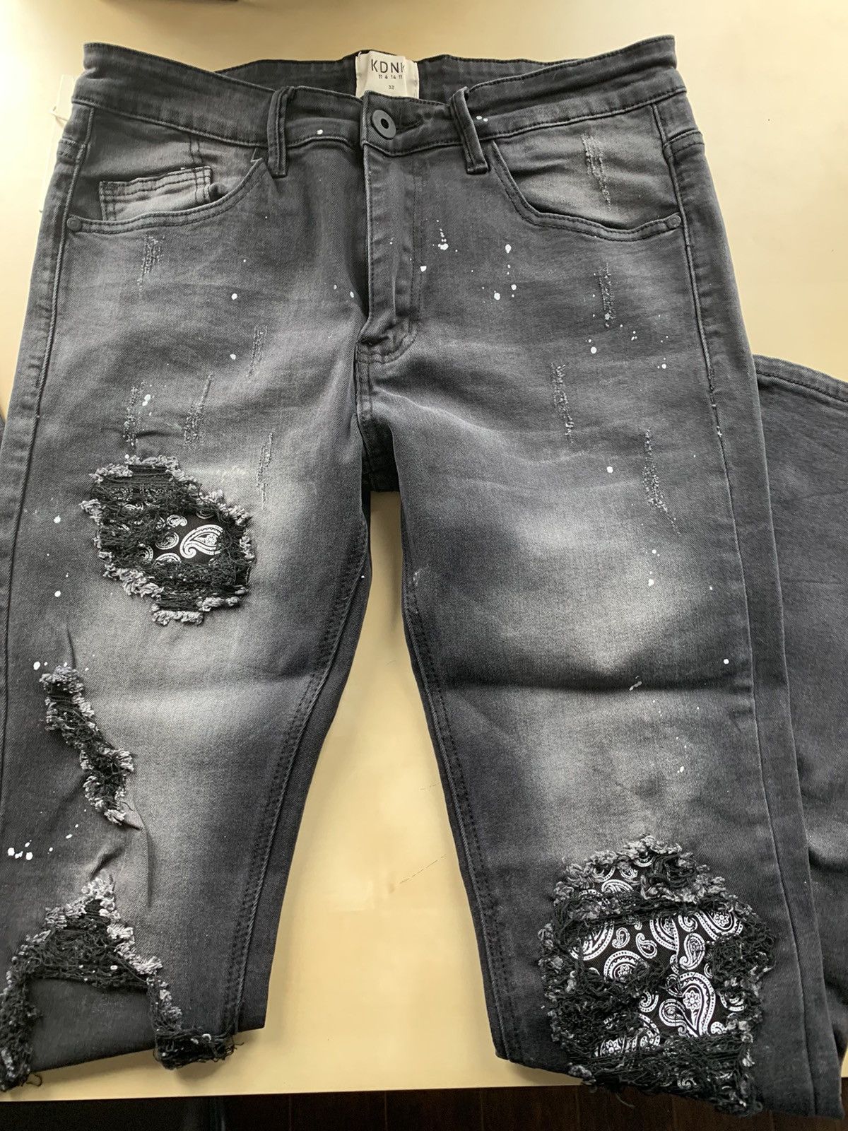 Other Ripped bandana jeans | Grailed
