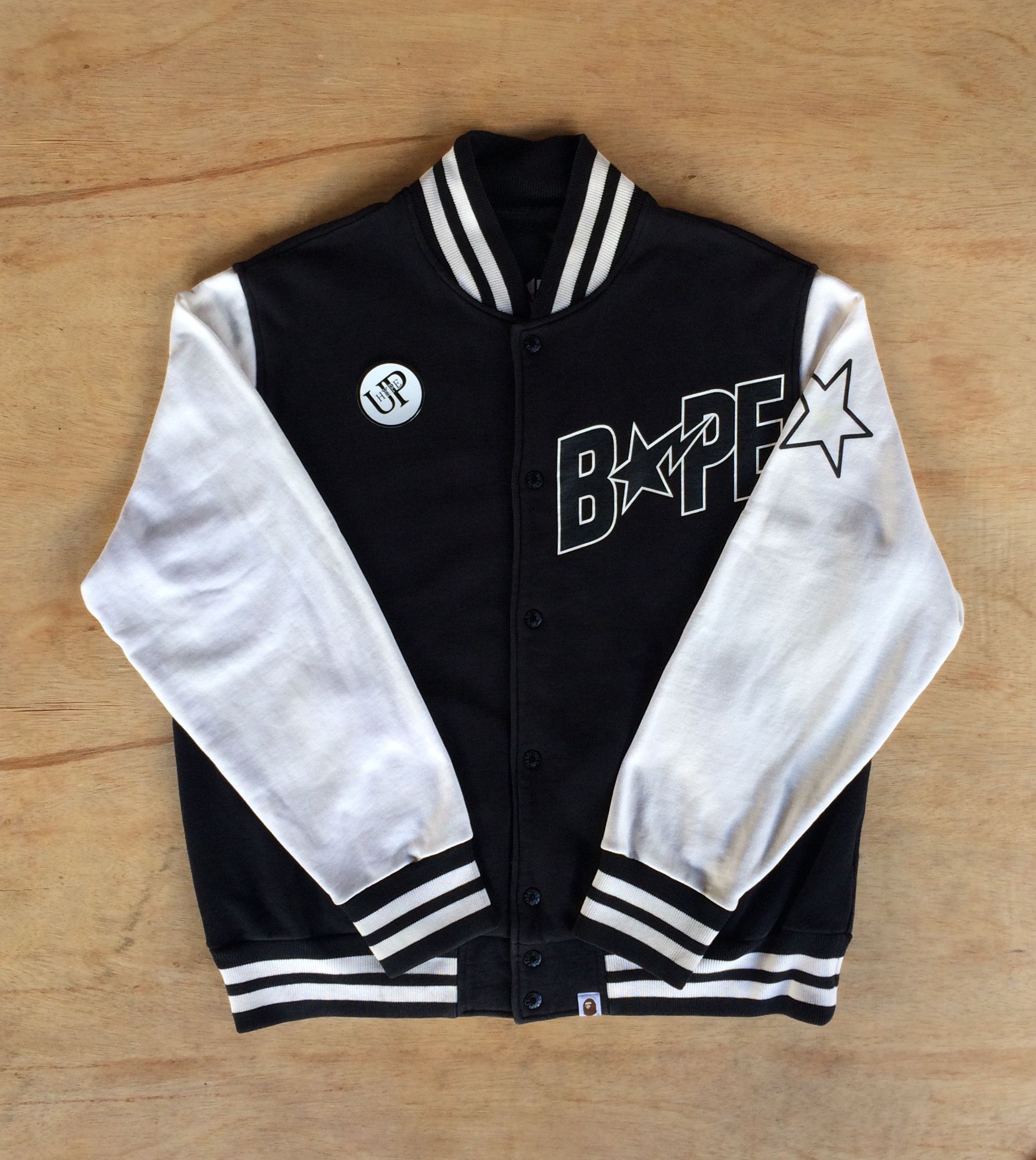 Bape × Nigo Bapesta Varsity Jacket 2006 A/W Collection | Grailed