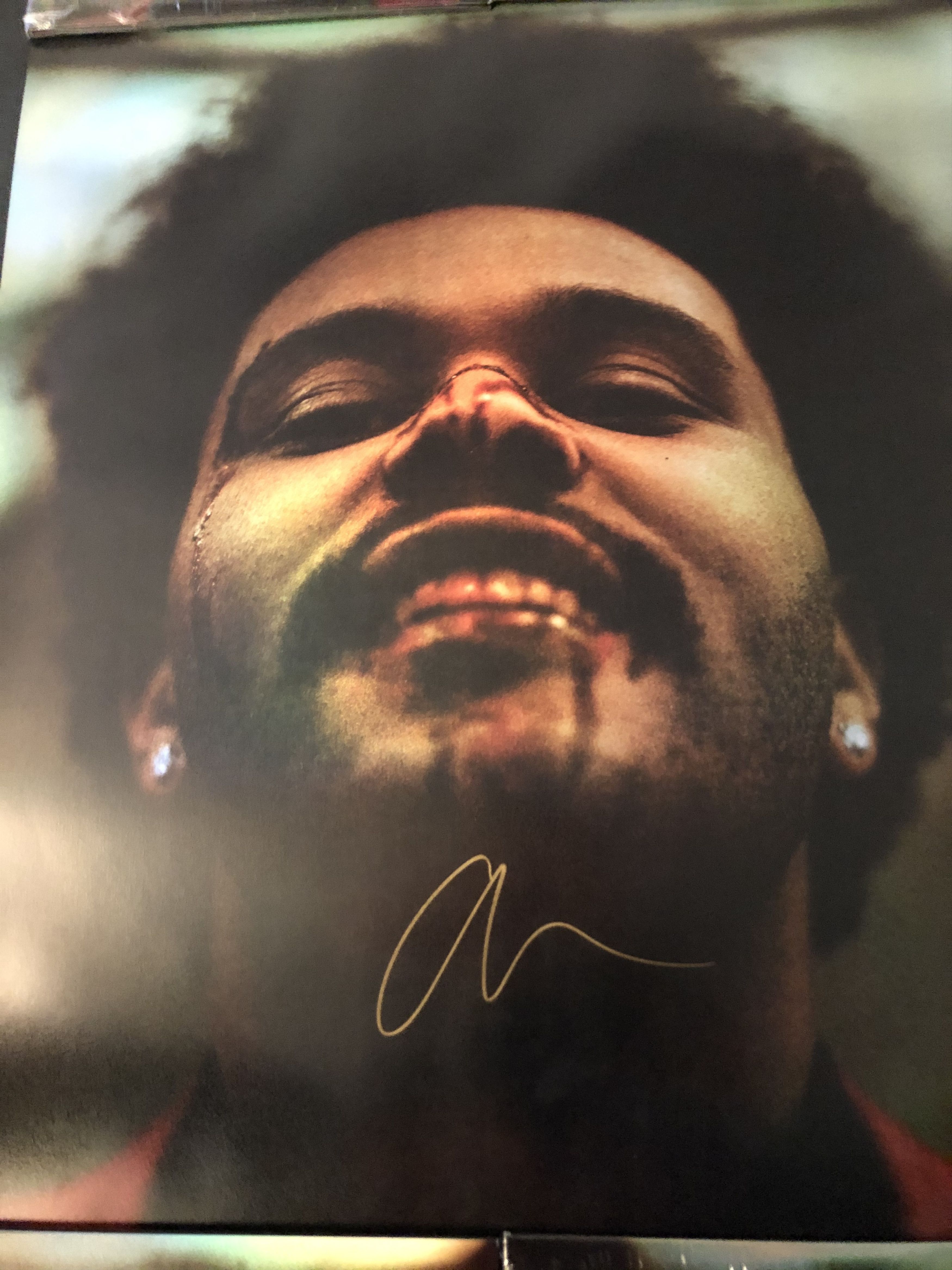 The Weeknd The Weeknd Holographic Signed Poster | Grailed
