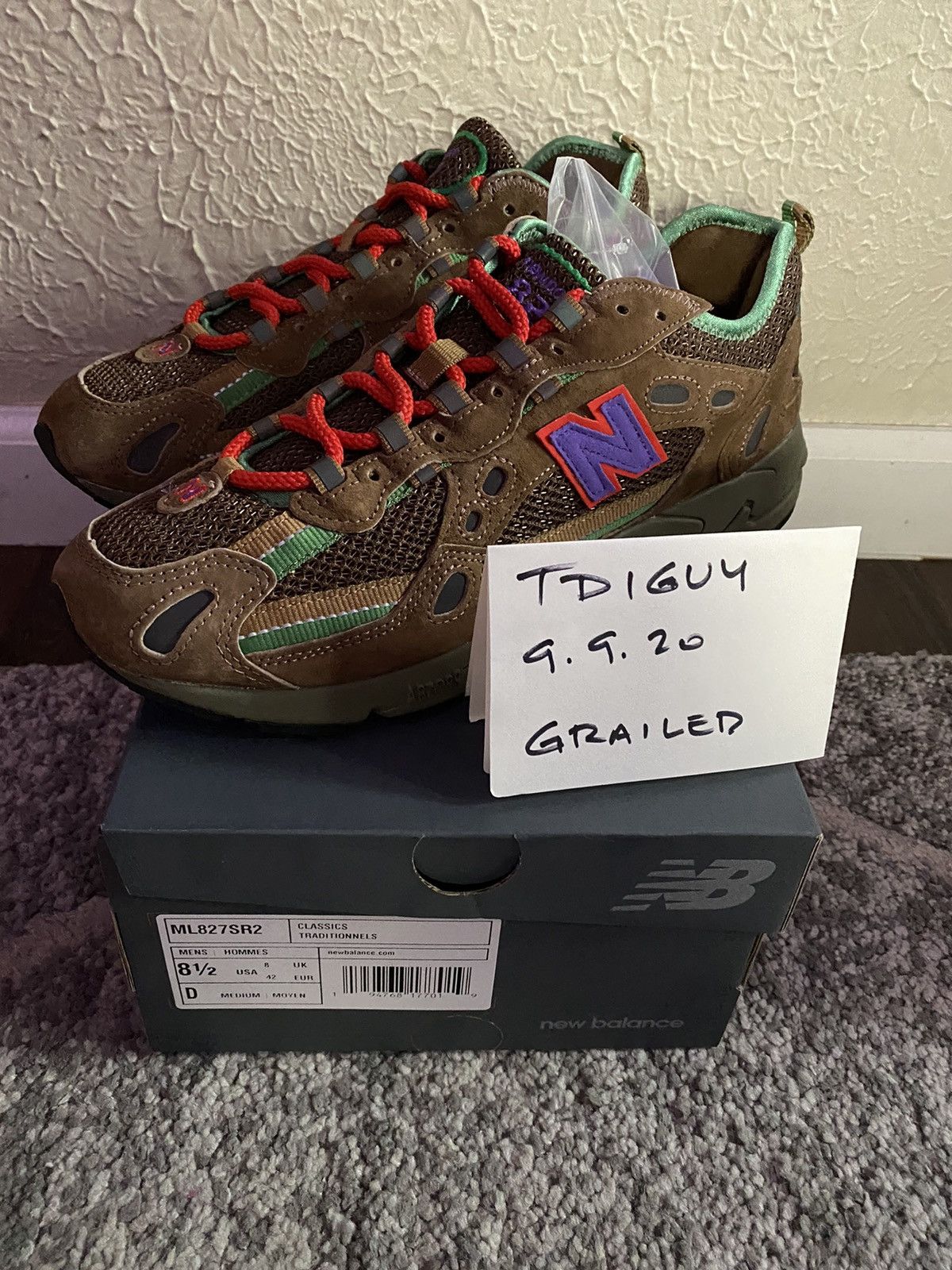 New Balance Stray Rats X New Balance 827 Sewer Stompers | Grailed