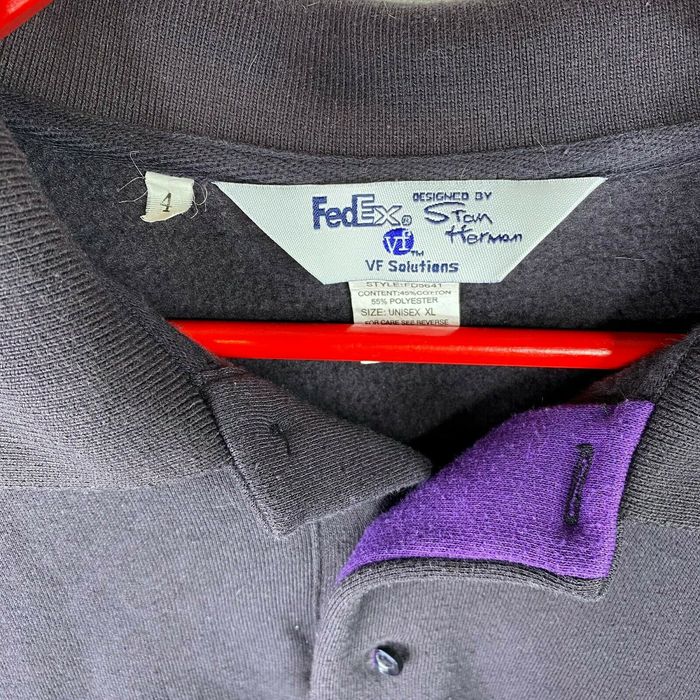 Vintage FedEX Stan Herman VF Imagewear Pullover Uniform Sweatshirt ...
