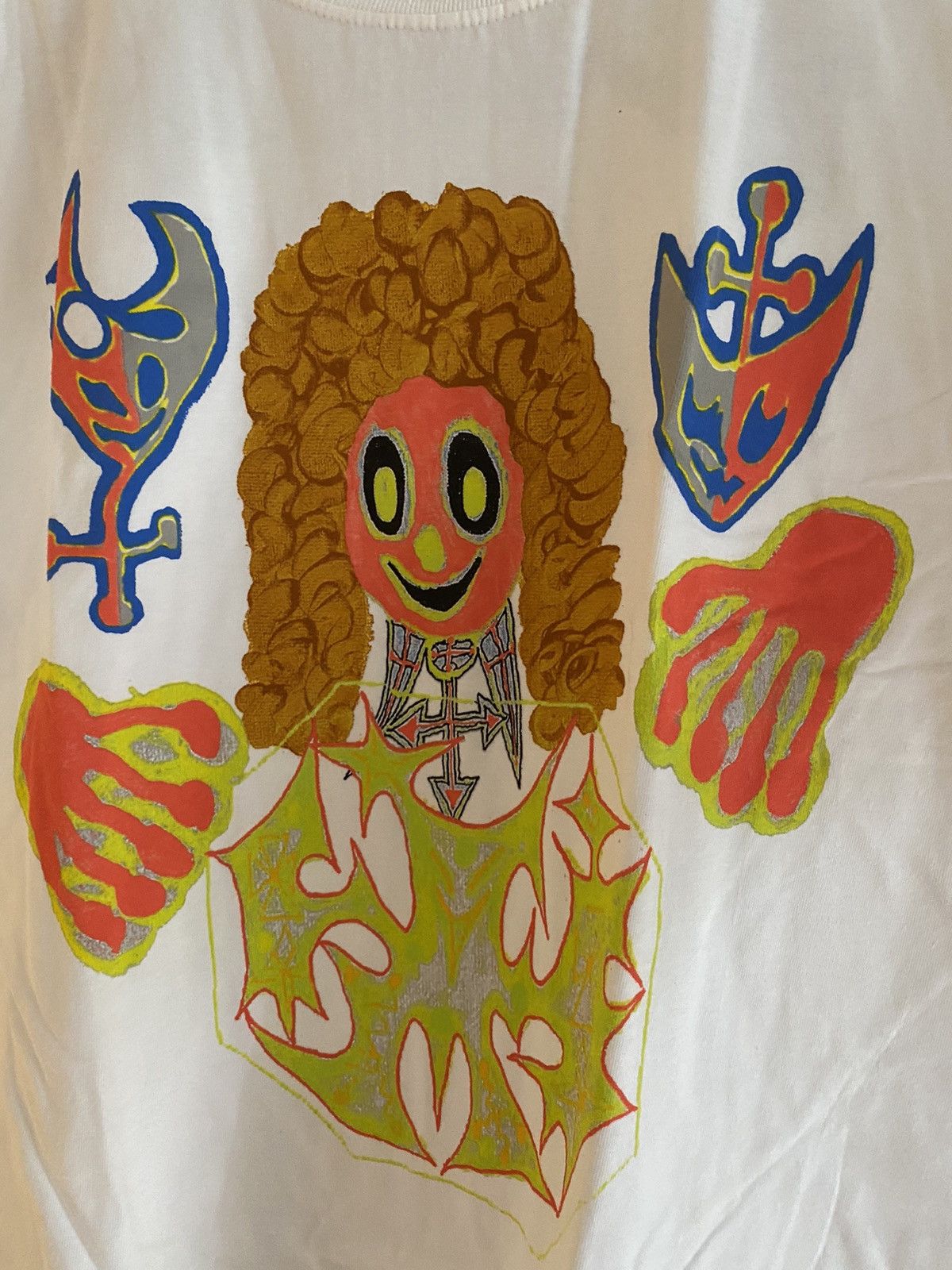 Drain Gang × Sad Boys Bladee Exeter T-Shirt (White) | Grailed