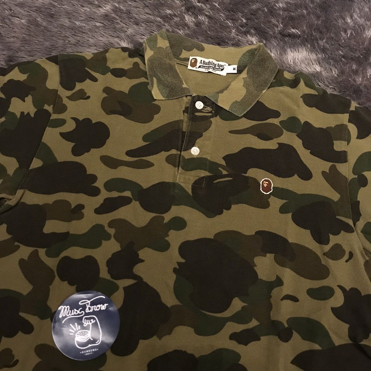 Bape Bape 1st Camo Polo Shirt | Grailed
